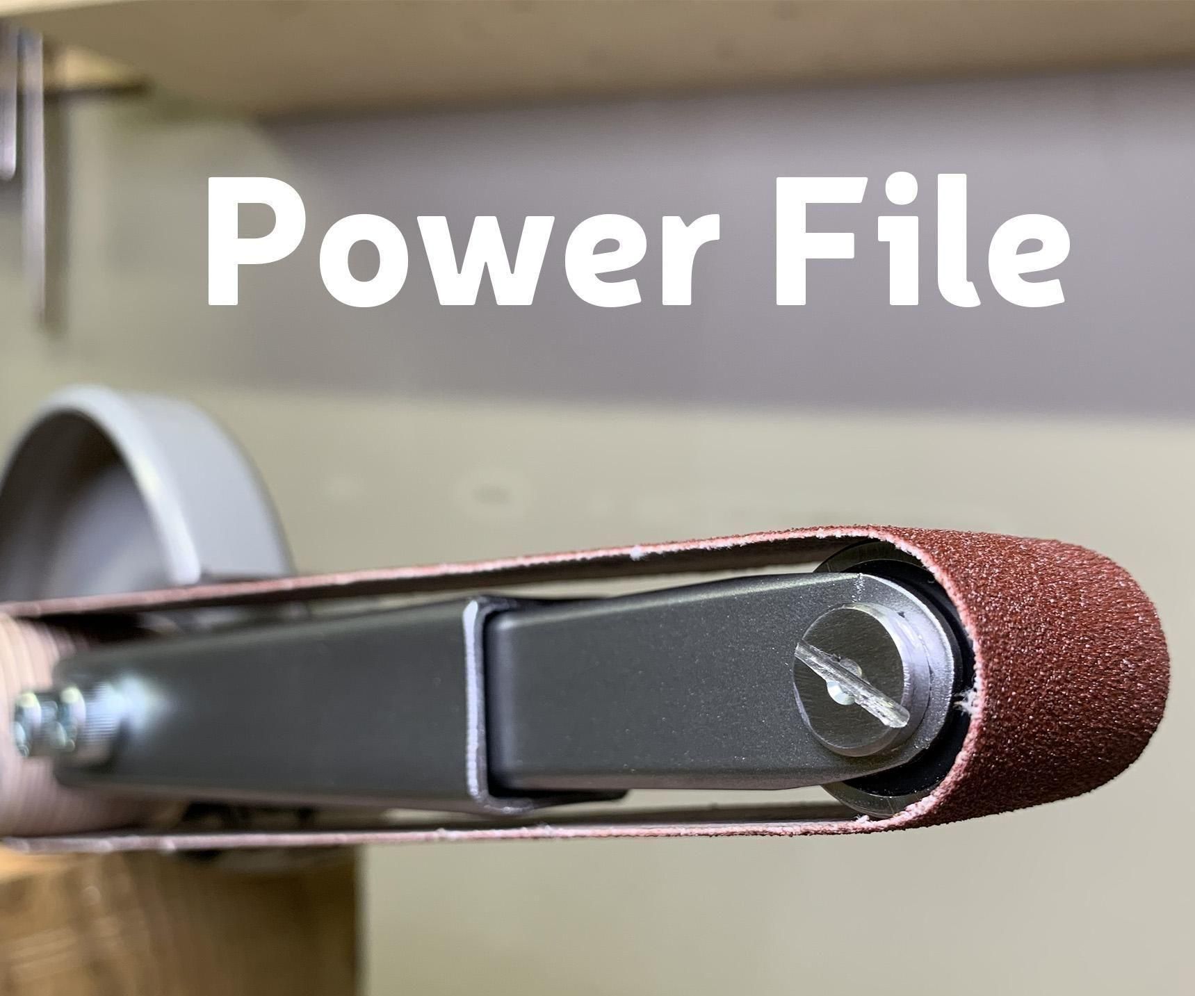A Power File From an Angle Grinder : 15 Steps (with Pictures ...