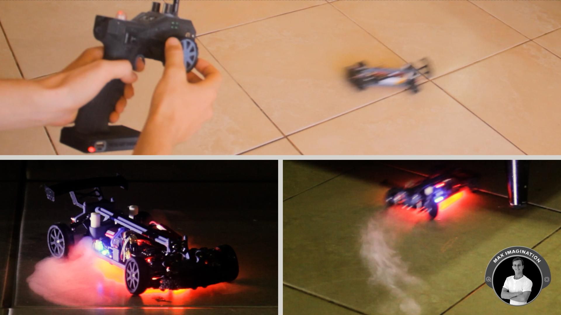 Build a 3D Printed Arduino RC Drift Car With Smoke Effect! : 28 Steps ...