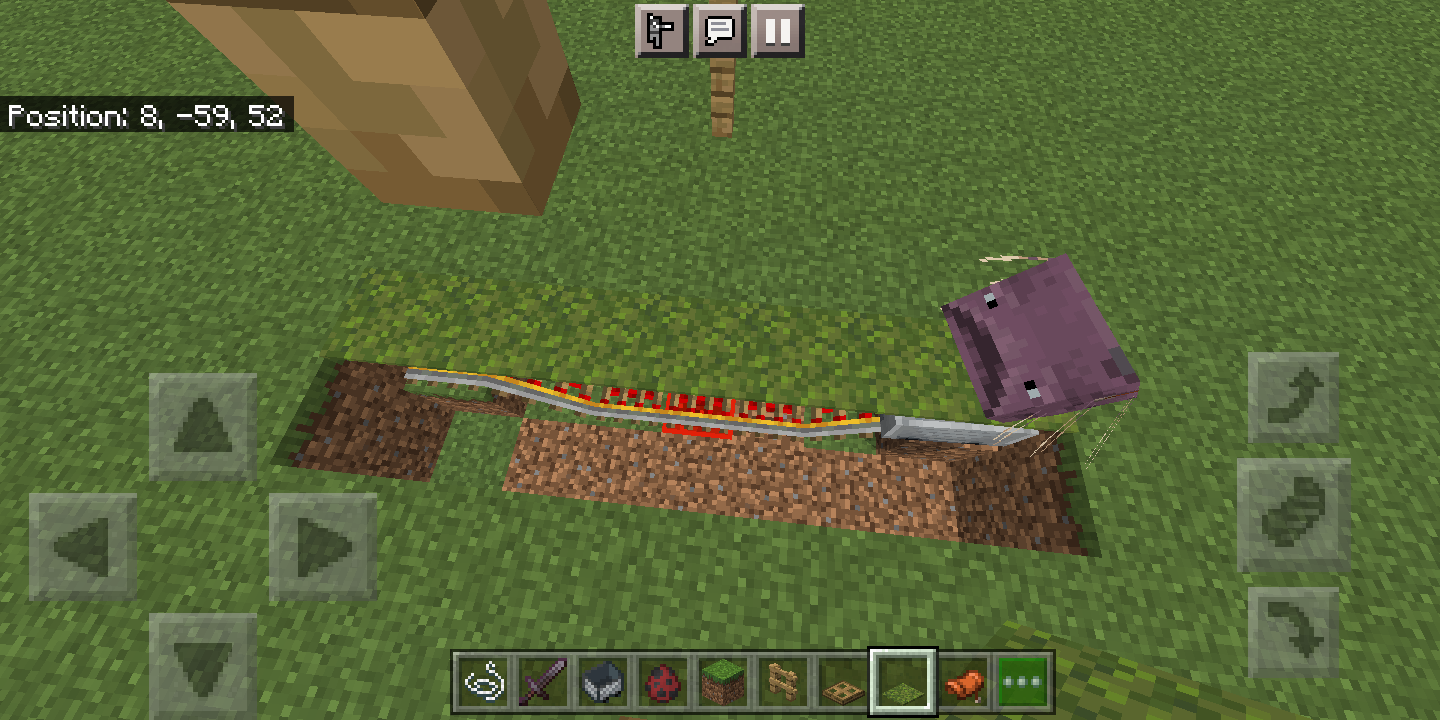 100% Working Swing Set in Minecraft : 11 Steps - Instructables