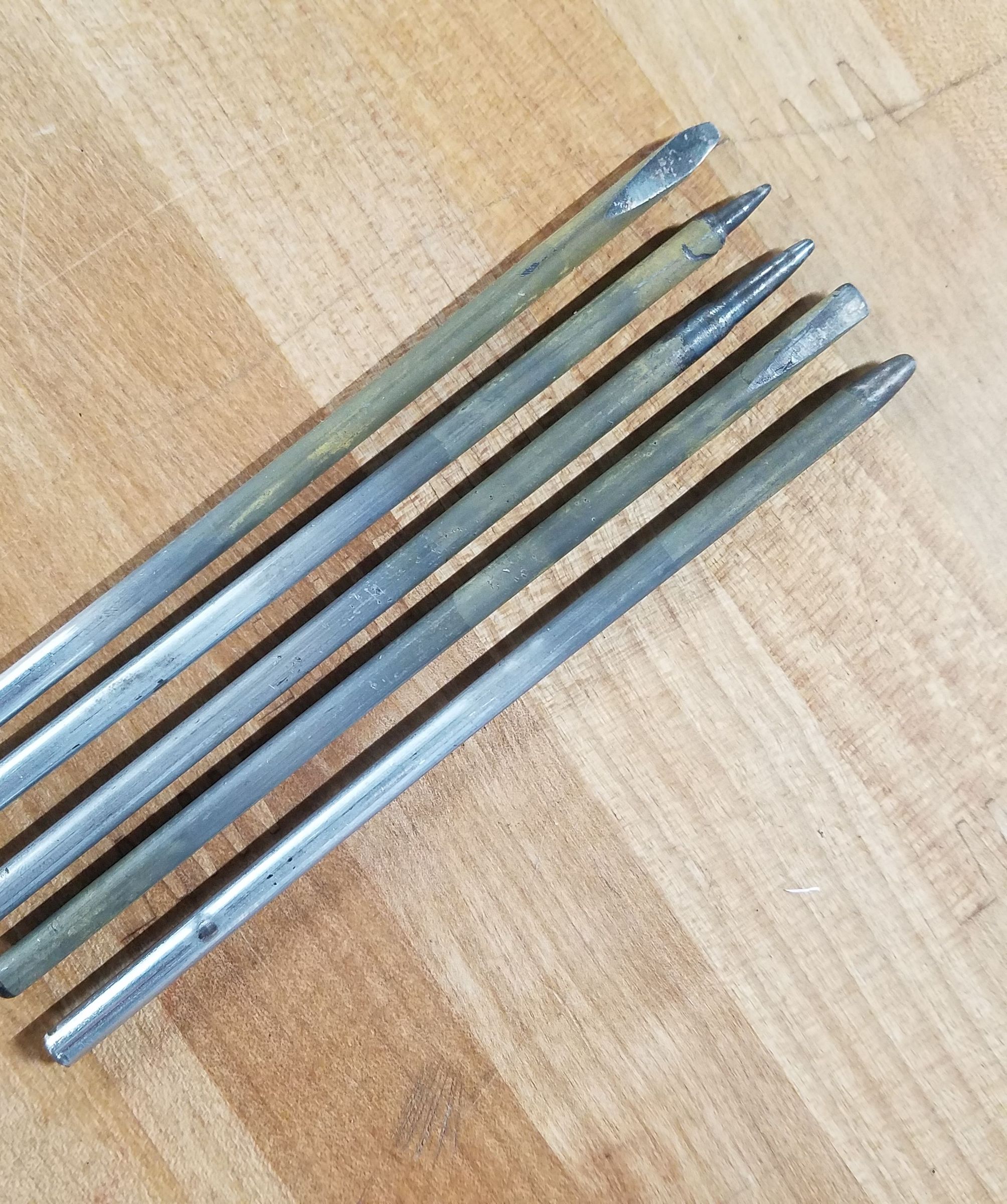 Making a Set of Chasing Tools : 5 Steps (with Pictures) - Instructables