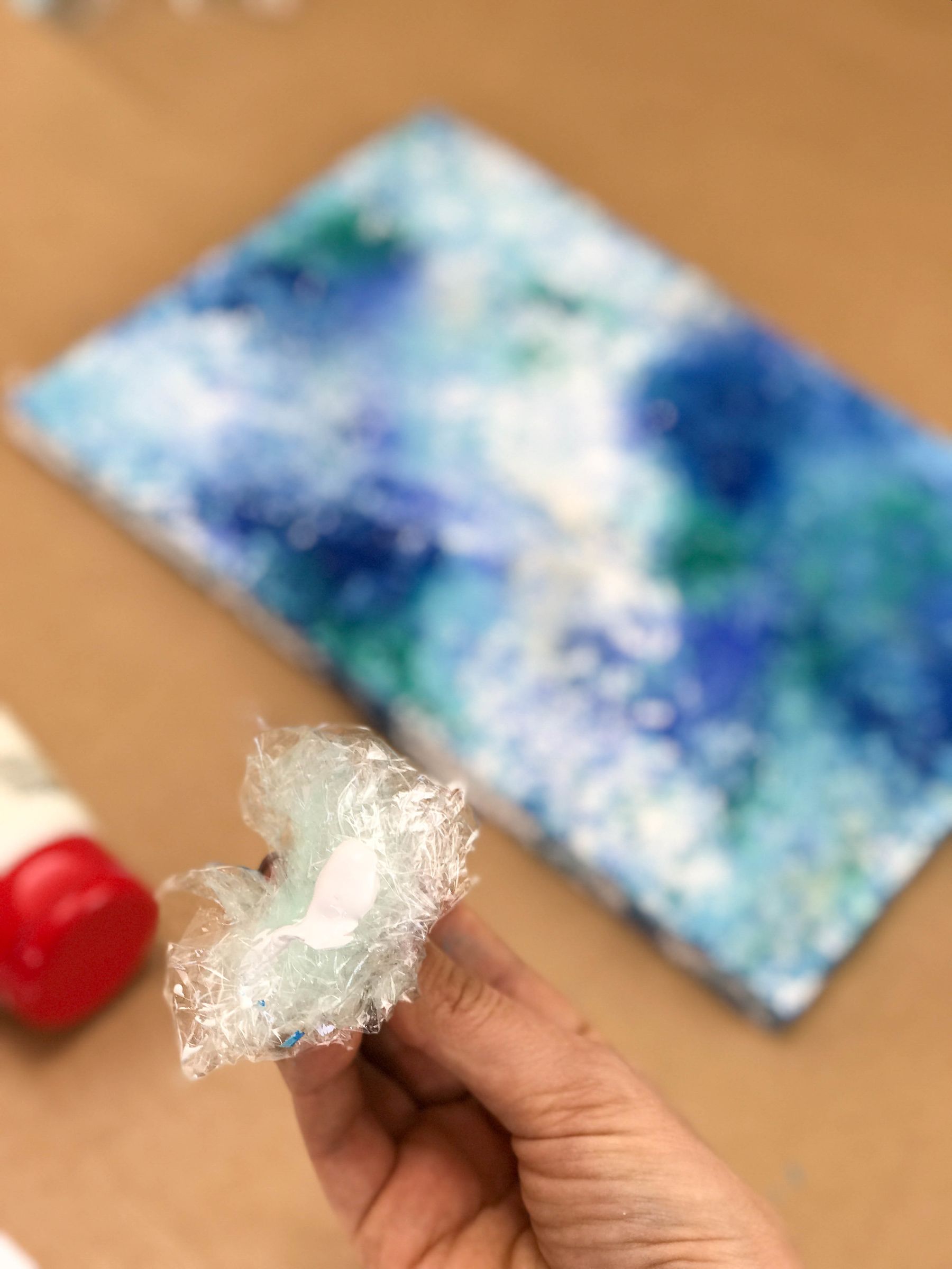 DIY Gold Acrylic Abstract Painting : 13 Steps (with Pictures ...