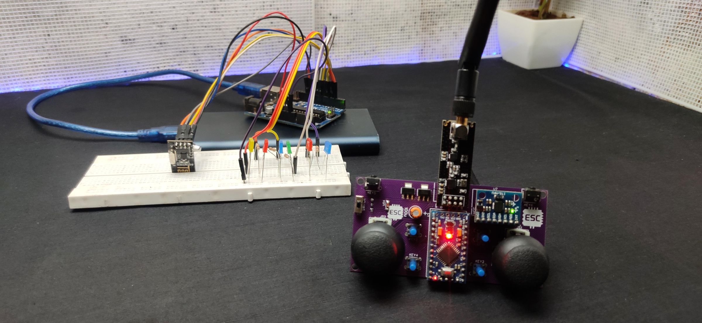 MULTIFUNCTIONAL RC TRANSMITTER USING ARDUINO : 6 Steps (with Pictures ...