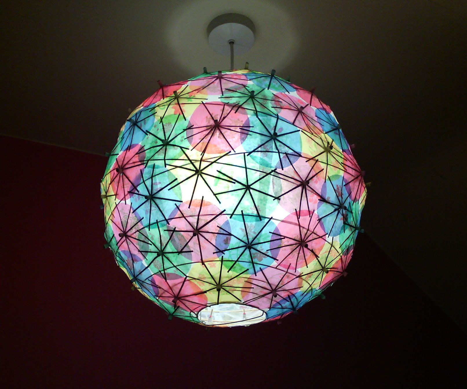 Cocktail Parasol Light Shade : 6 Steps (with Pictures) - Instructables