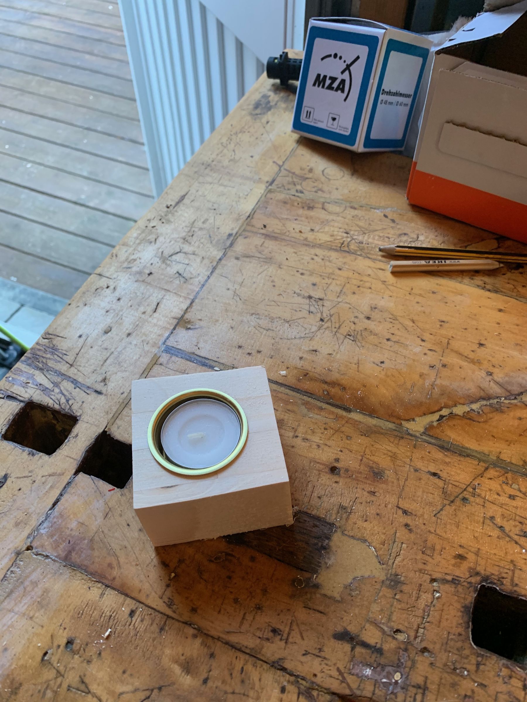 Wooden Decoration: Candle Blocks : 4 Steps - Instructables