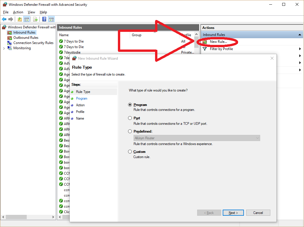 Add MC Server to FireWall : 12 Steps - Instructables
