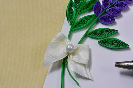 How to Make Valentine’s Day Quilling Lavender Cards : 7 Steps (with ...