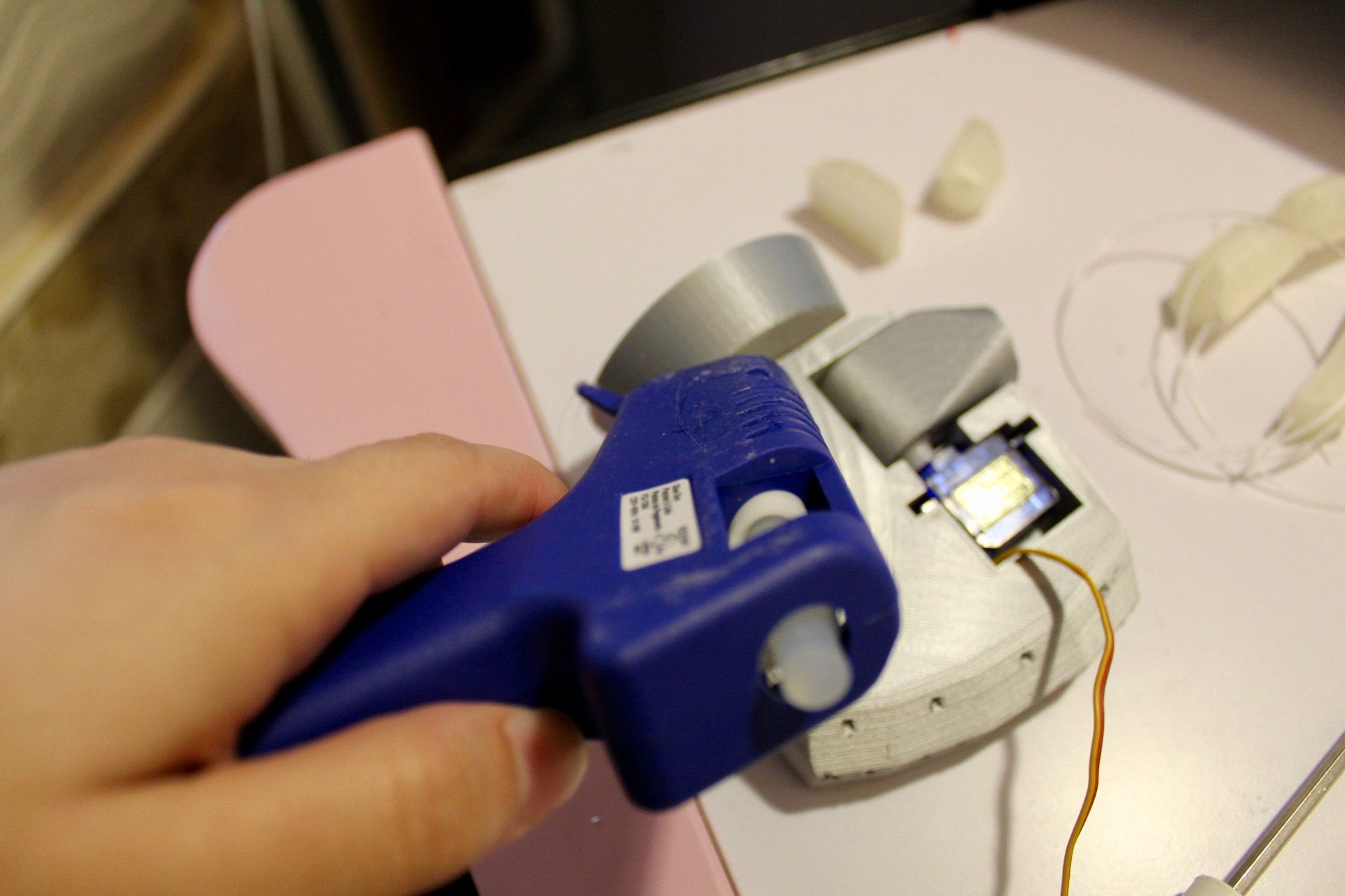 3D Printed Robotic Hand With Bluetooth Control : 18 Steps (with ...