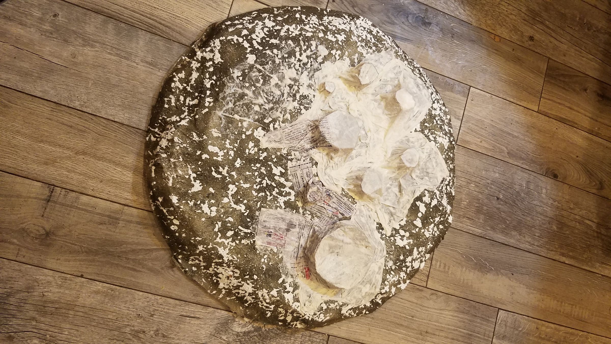 How to Make a Paper Mache Moon Wall Hanging : 9 Steps (with Pictures ...