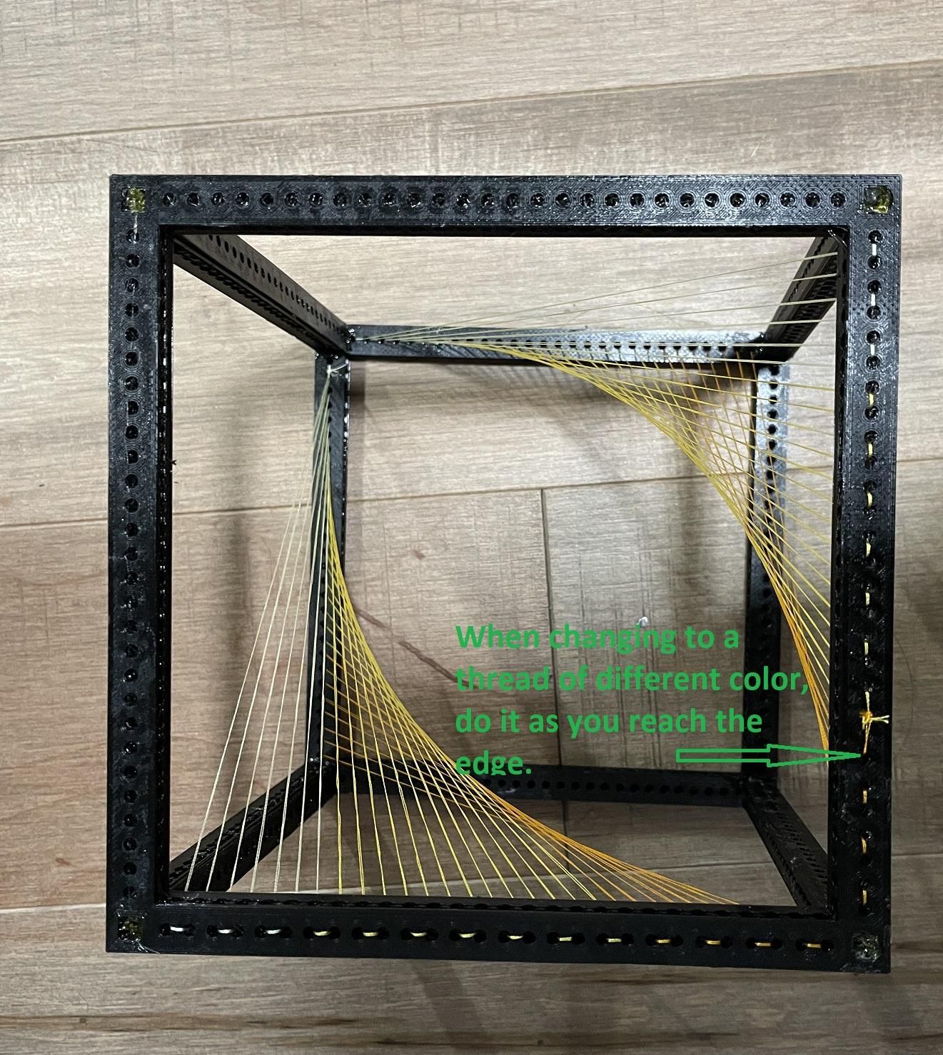 Geometric String Art in Cubes : 7 Steps (with Pictures) - Instructables