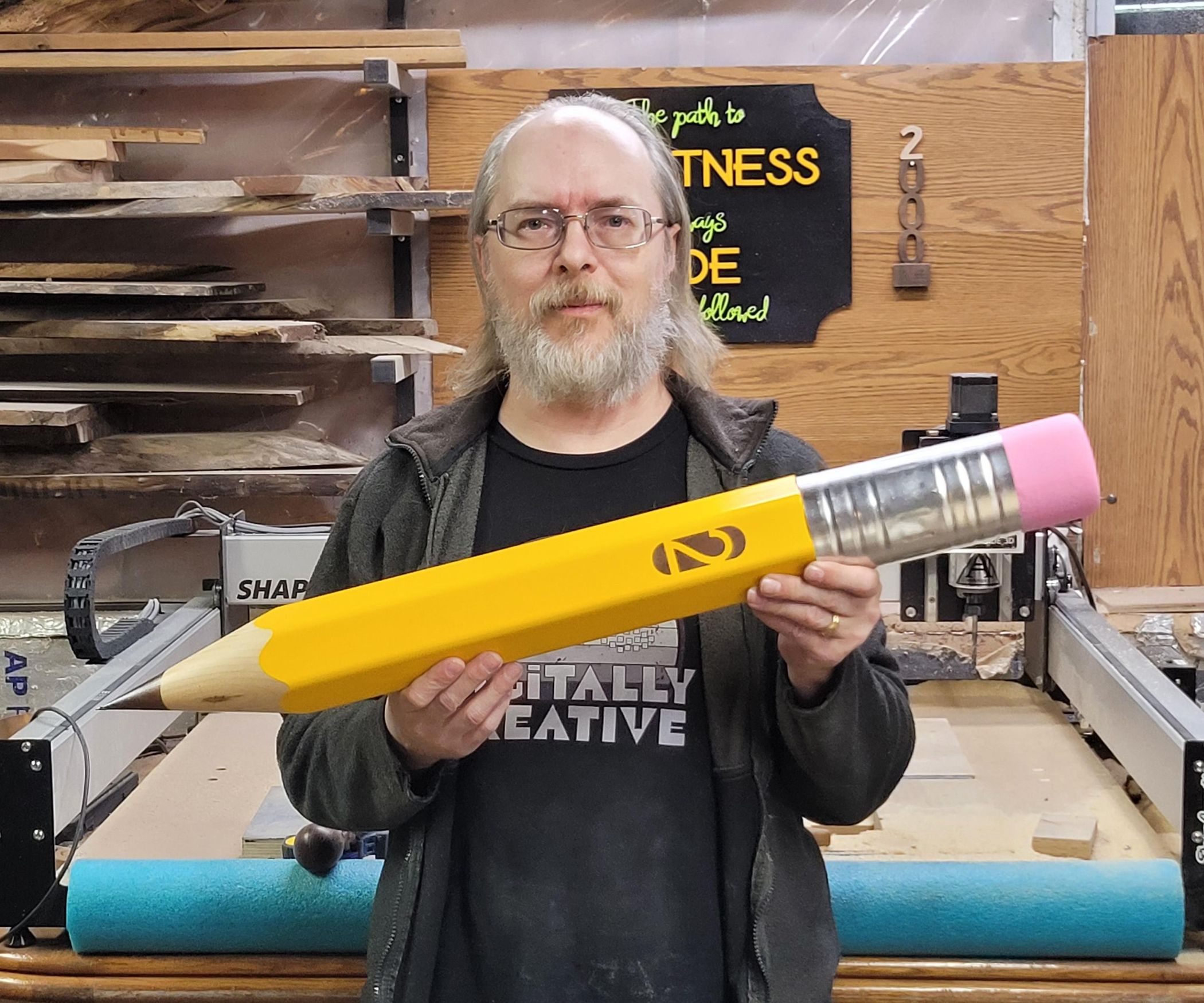 Giant #2 Pencil (that Writes!) : 11 Steps (with Pictures) - Instructables