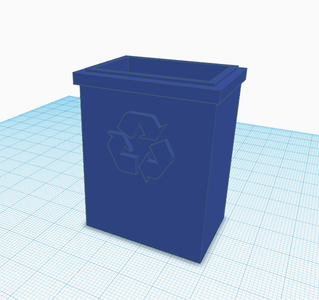 3D Printed Recycling Bin (For Me to Learn the Basic Process of 3D ...