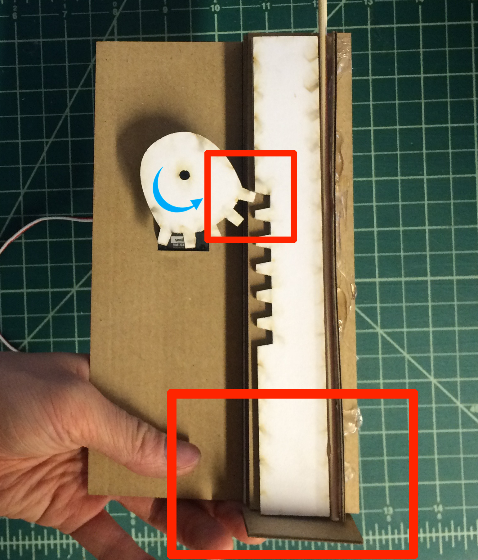 Linear Motion by Rack and Pinion : 8 Steps (with Pictures) - Instructables