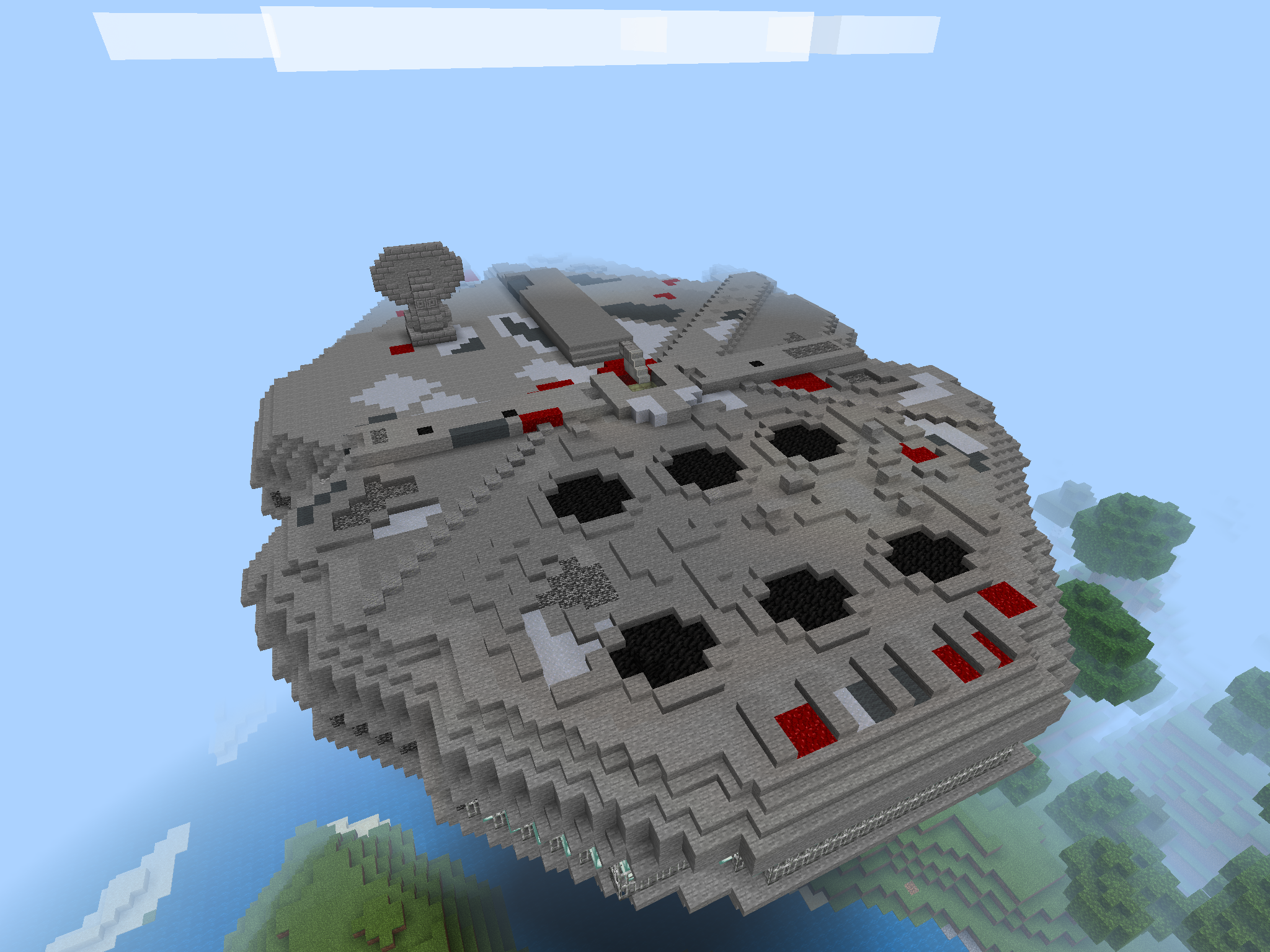 Minecraft - the Millennium Falcon : 7 Steps - Instructables