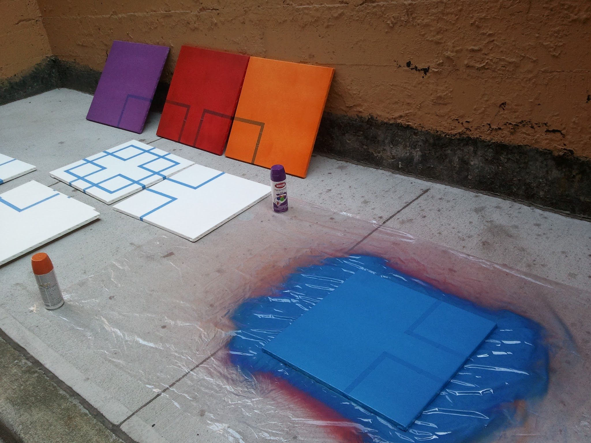 Geometric Canvas Art! : 3 Steps (with Pictures) - Instructables