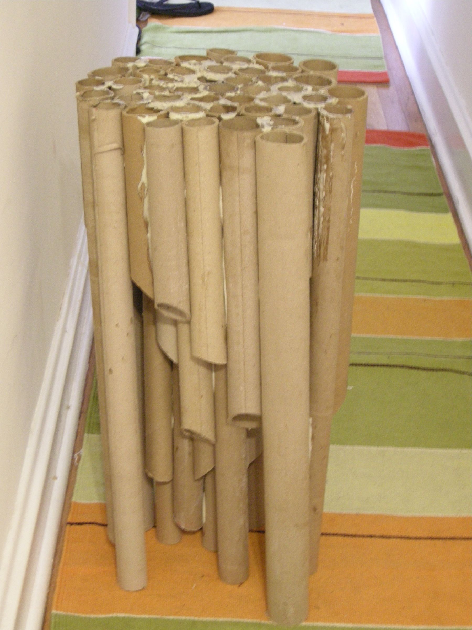 Pipe-organ-inspired Cardboard Tube Table : 6 Steps - Instructables