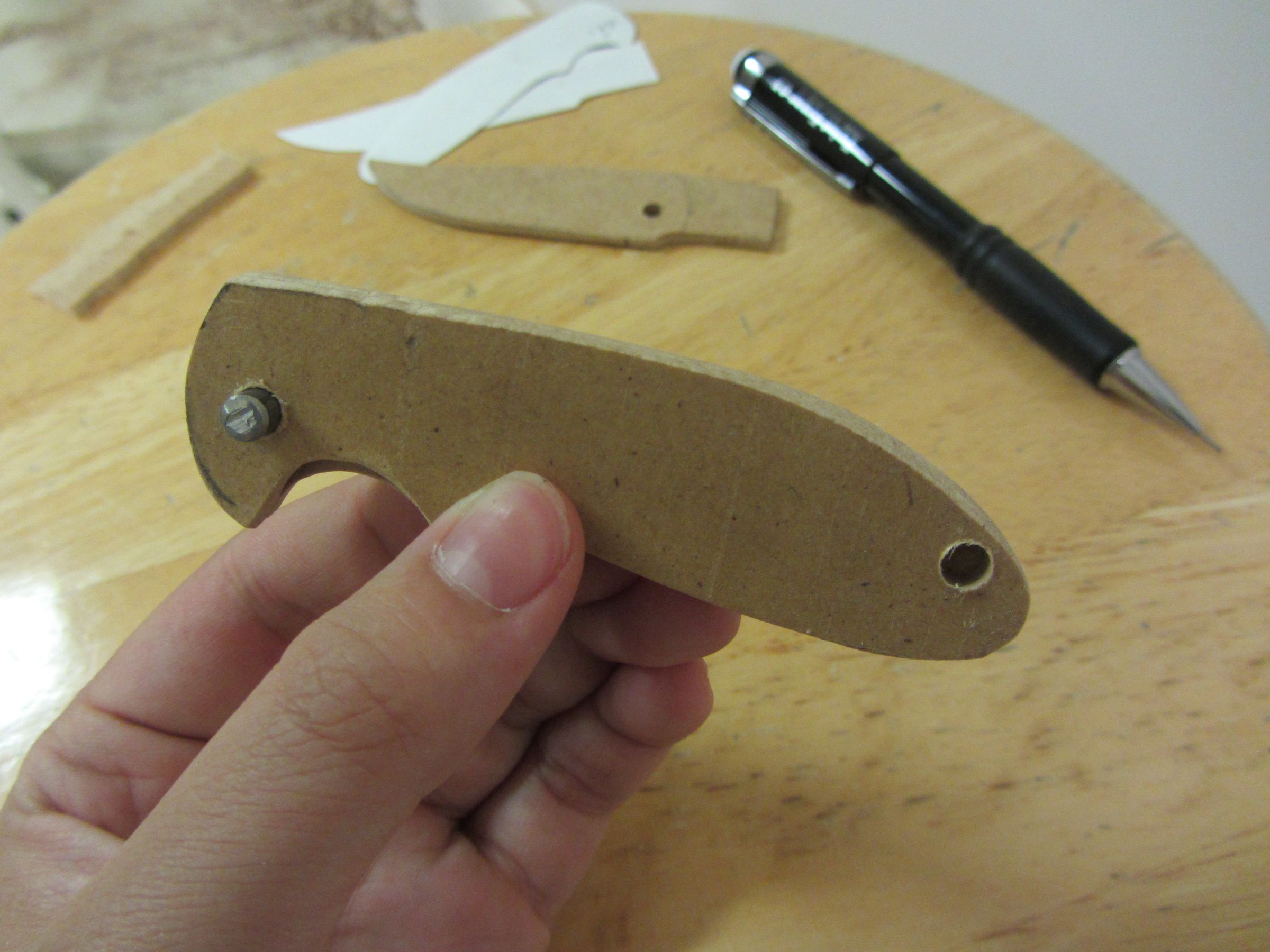 How to Make a Wooden Folding Knife : 9 Steps (with Pictures ...