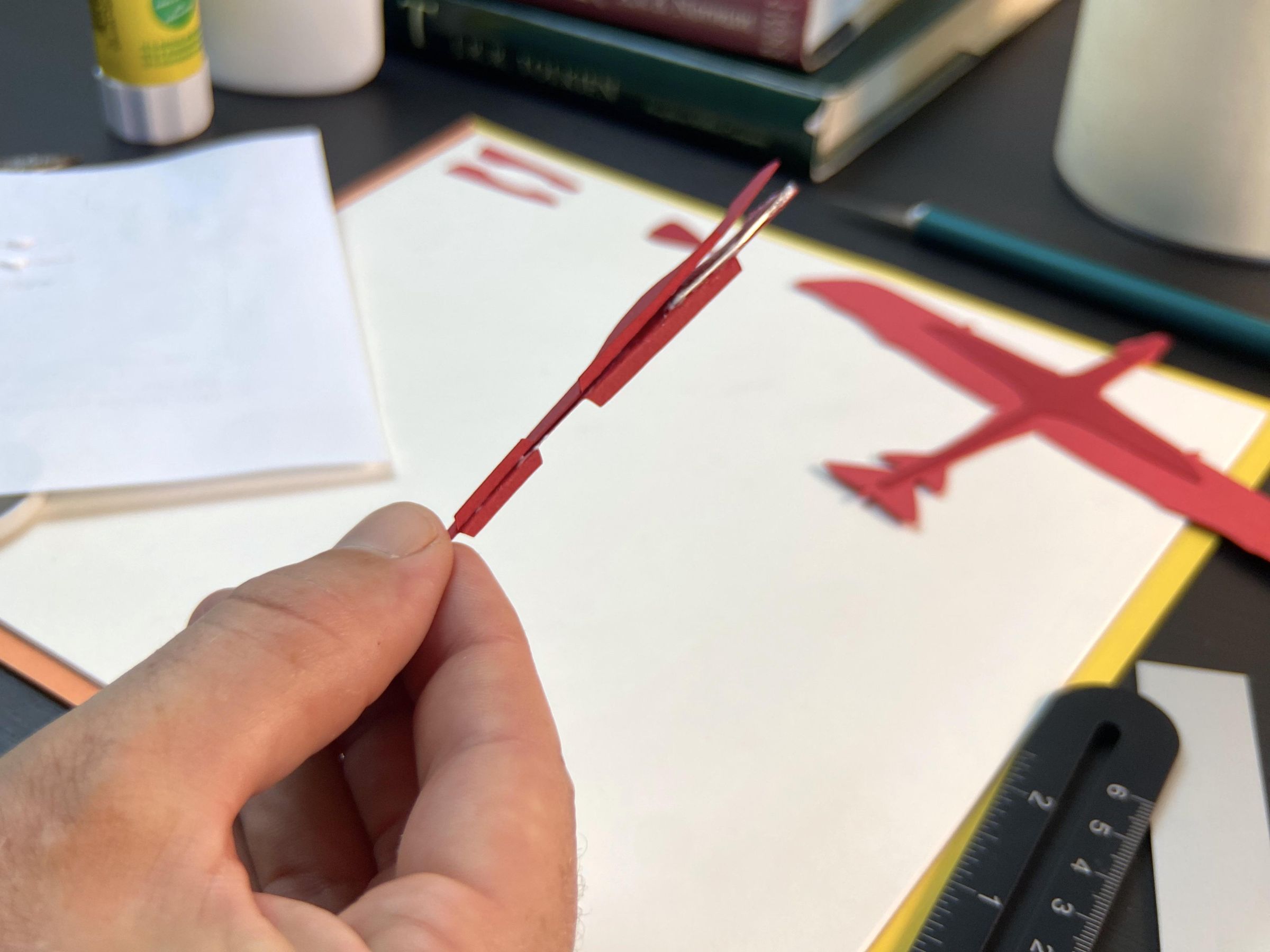 Red Dragon Card Stock Micro Glider : 7 Steps (with Pictures ...