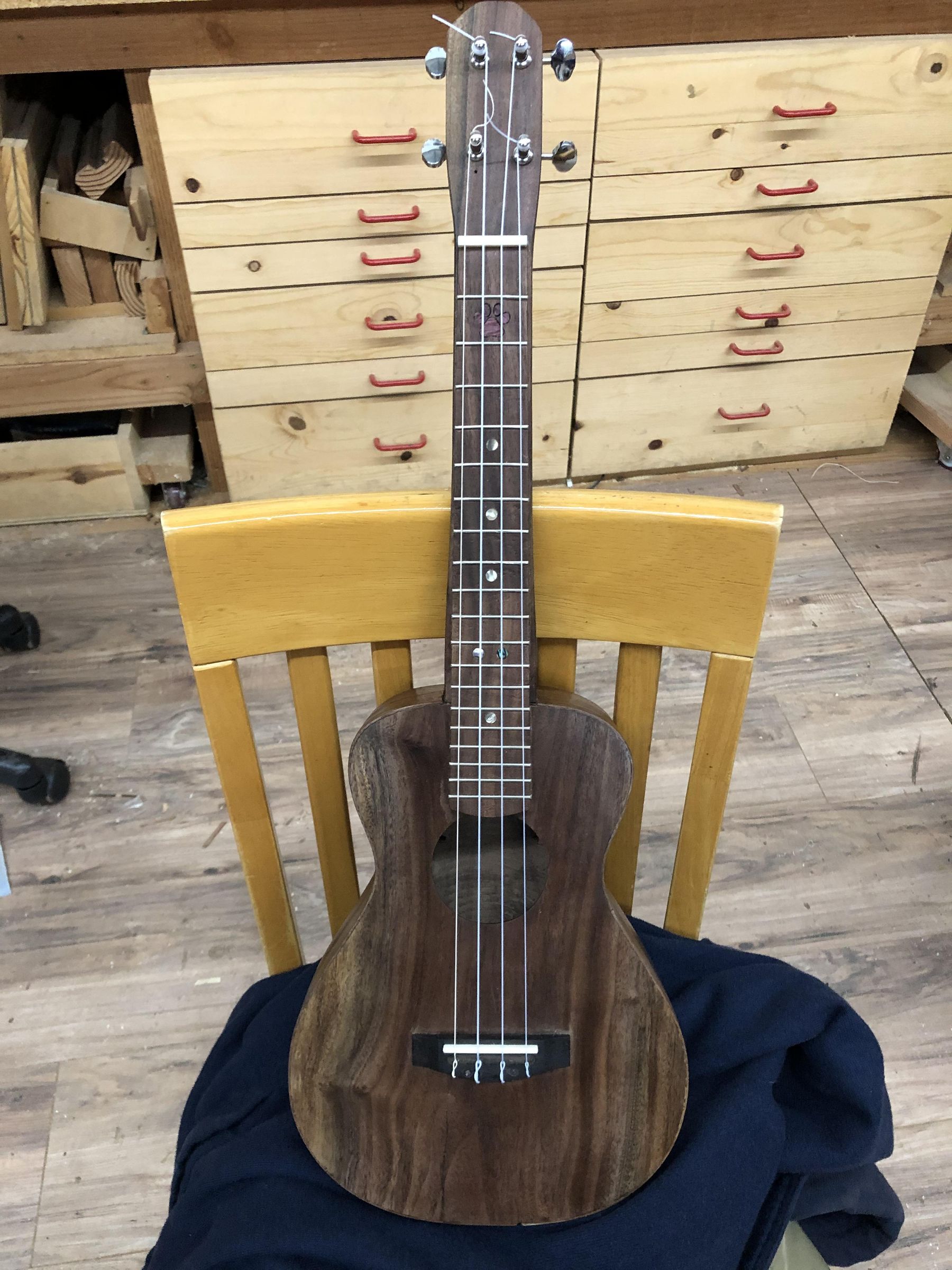 Solid Walnut Ukulele From Walnut Tree Using CNC/ Laser Cutter : 14 ...
