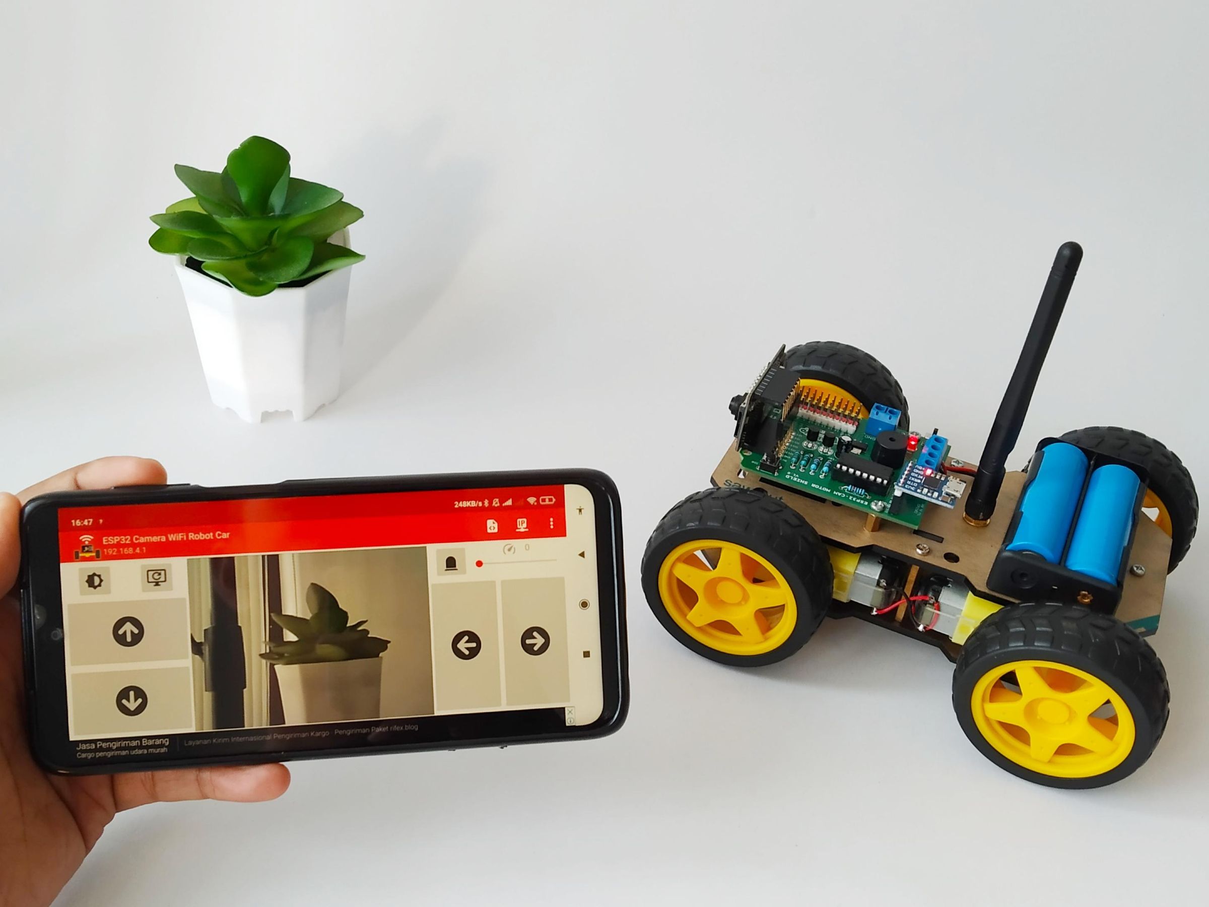 DIY ESP32 Camera Motor Shield - Wifi Camera Robot Car : 13 Steps (with ...