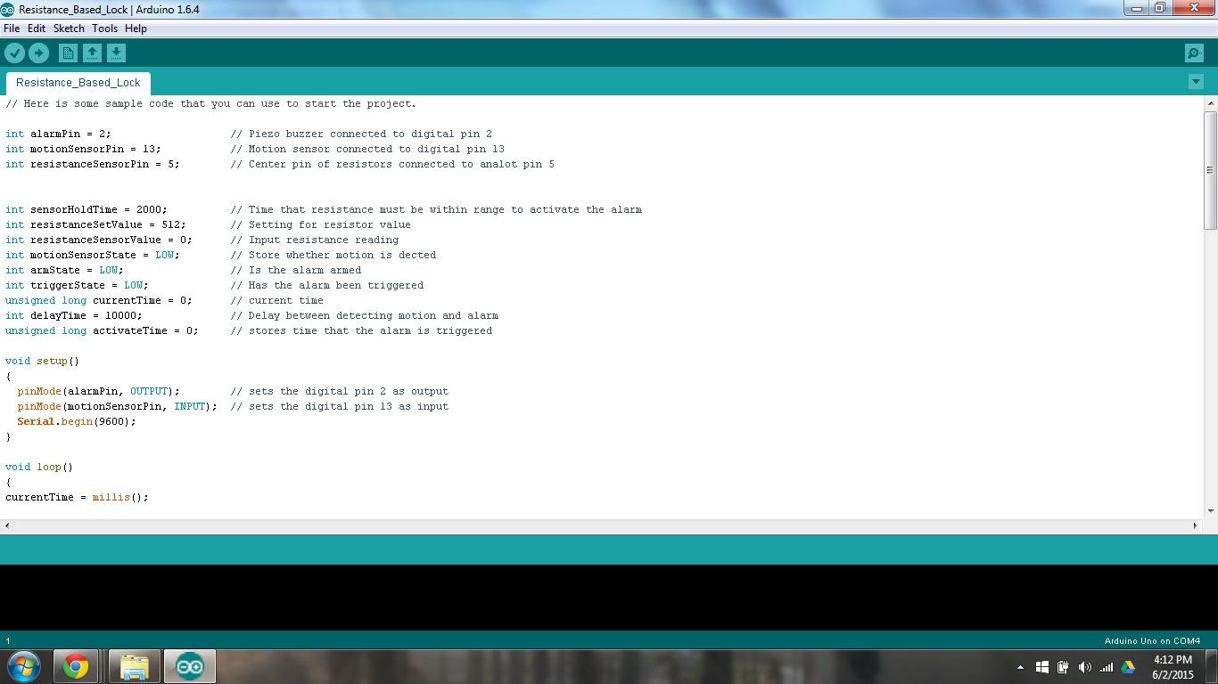 Resistance Controlled Alarm : 13 Steps (with Pictures) - Instructables