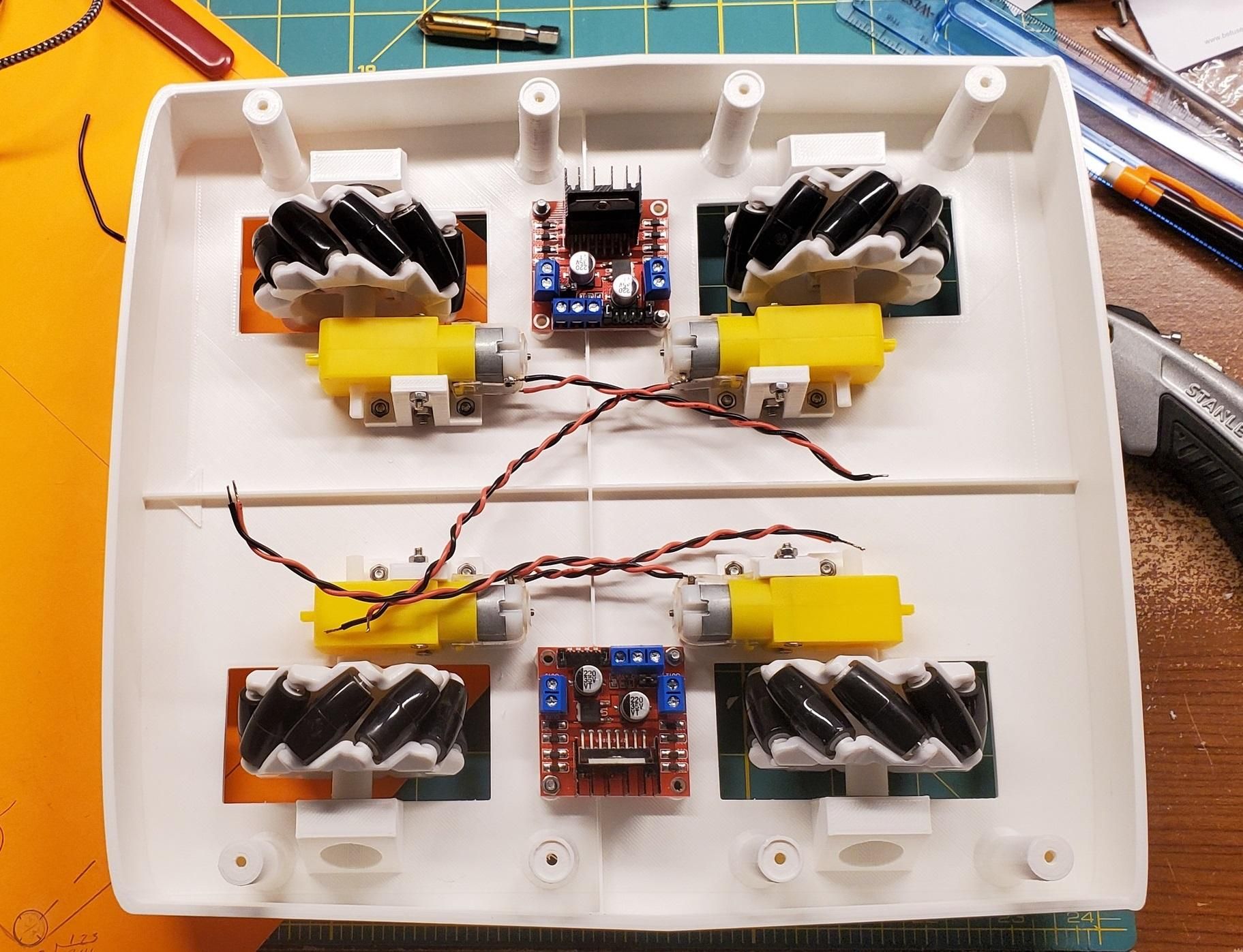 Omnibot Drive Base Modification : 5 Steps (with Pictures) - Instructables