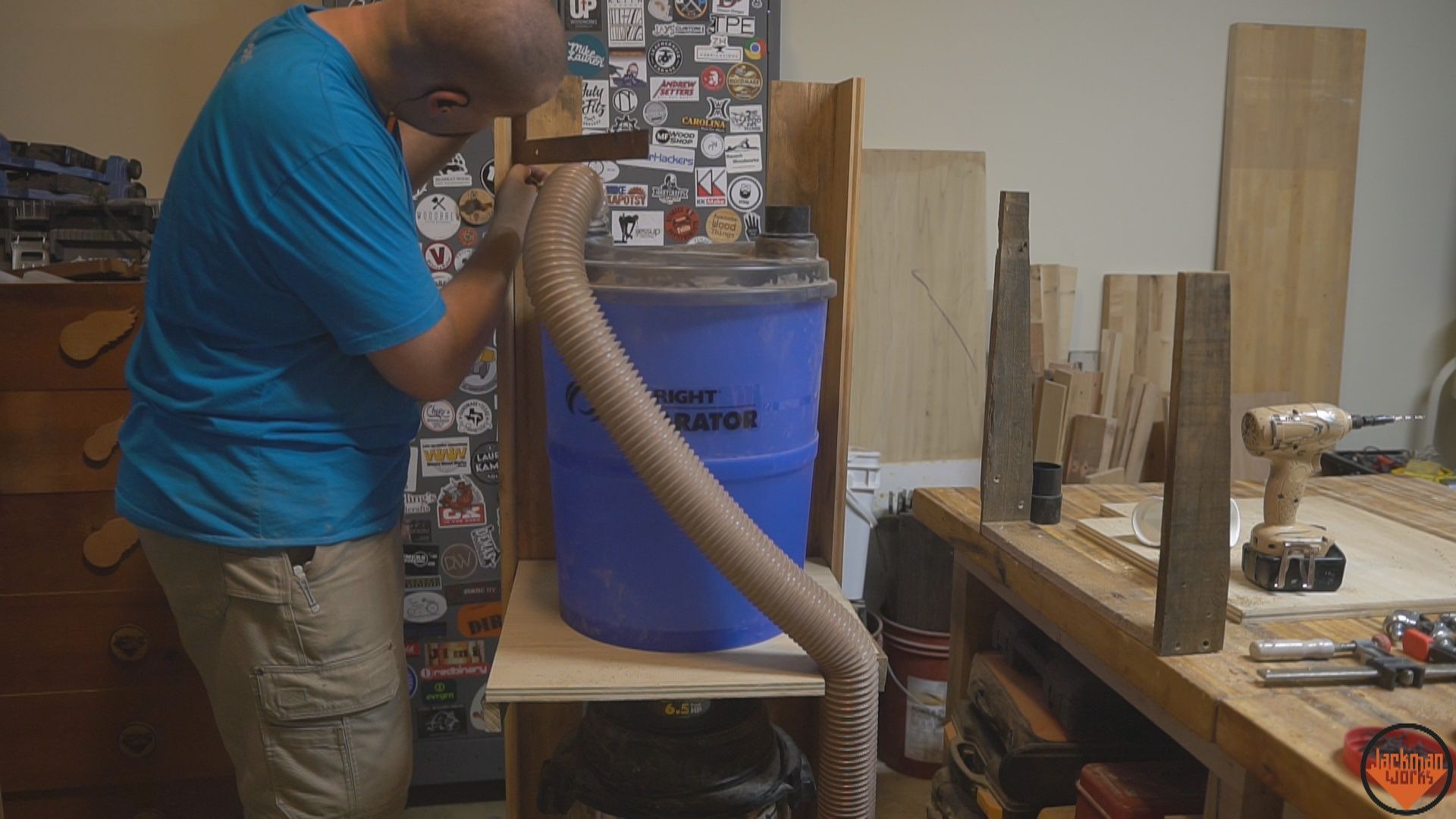 Space Saving Shop-Vac Dust Collector Cart : 11 Steps (with Pictures ...