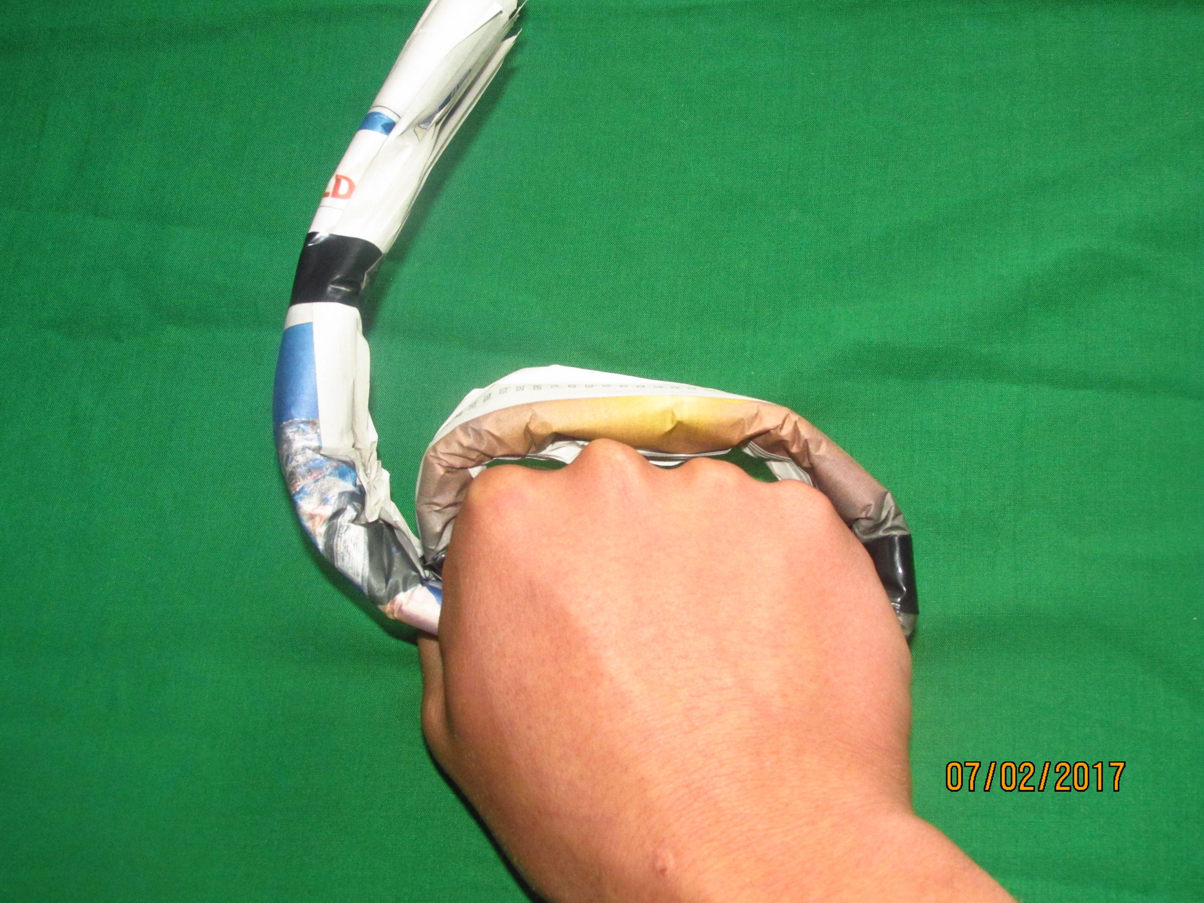 Two Paper Self-defence Weapons : 5 Steps - Instructables