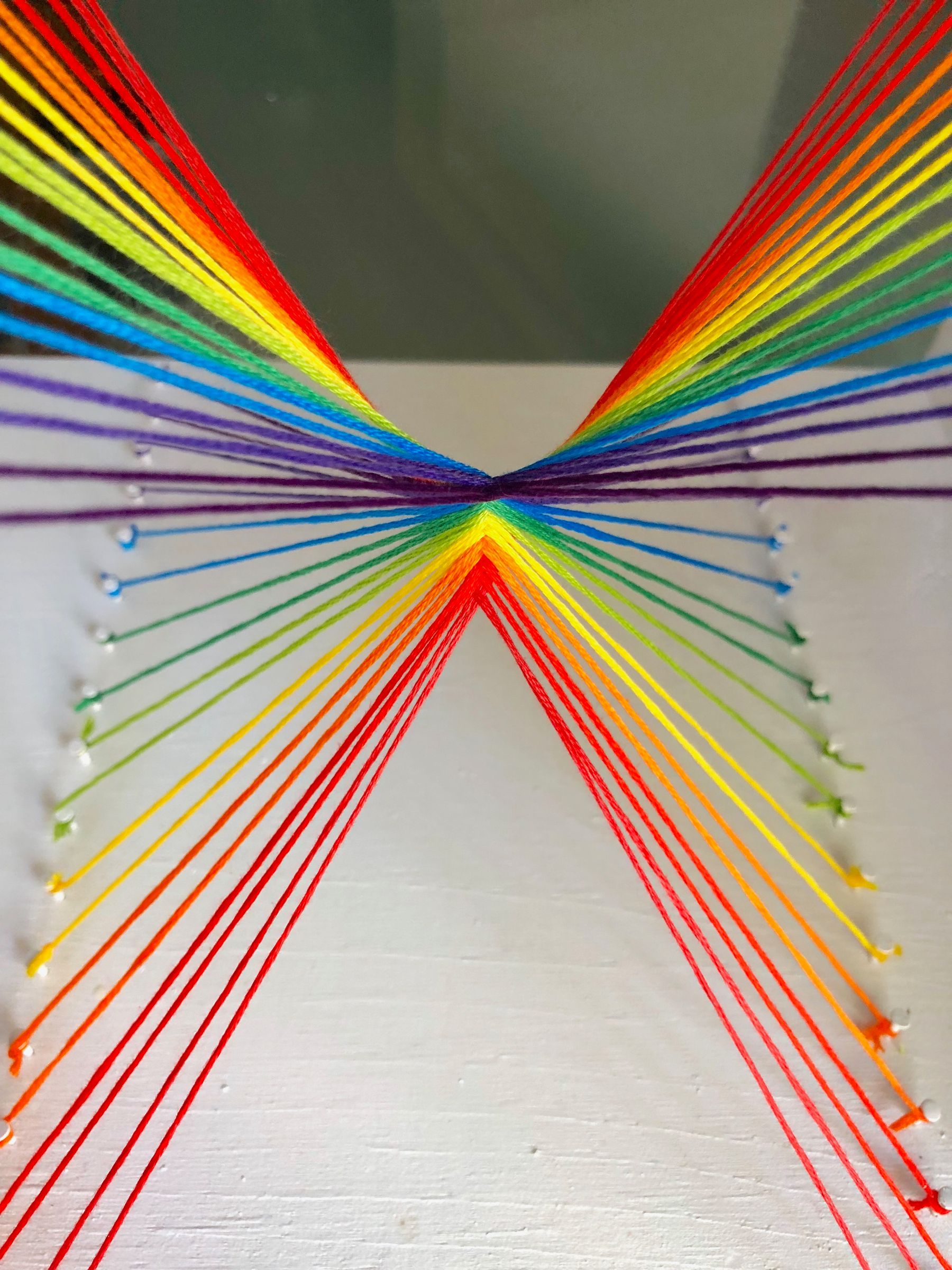 Rainbow String Art : 5 Steps (with Pictures) - Instructables