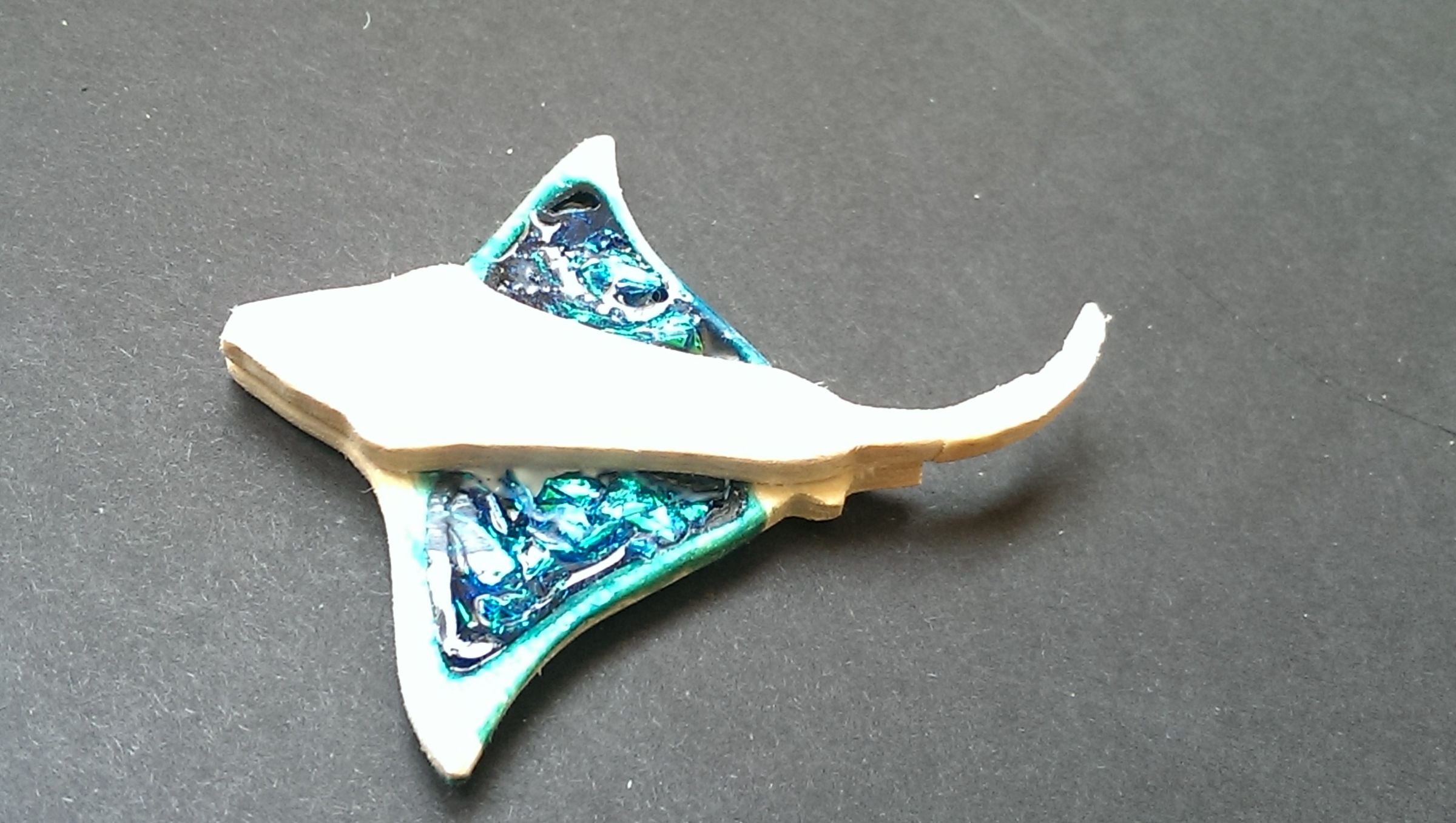 CNC Stingray Keychain (Custom Keychain) Tutorial : 6 Steps - Instructables