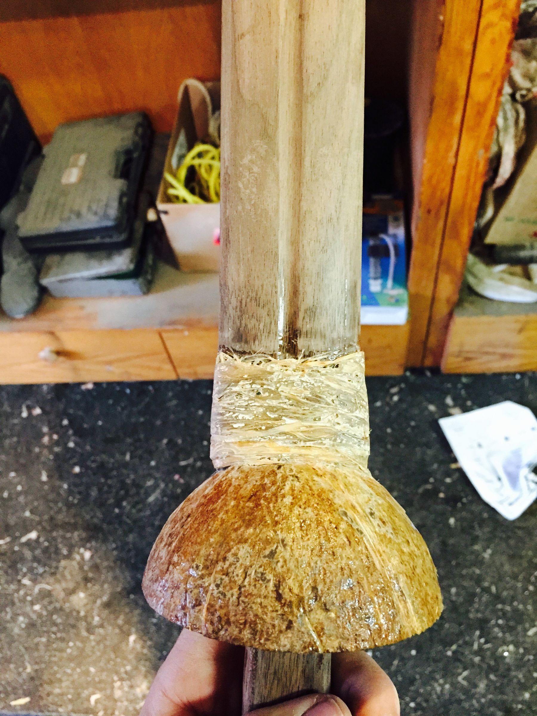 "Hook" Wooden Sword W/ Coconut Guard : 5 Steps (with Pictures ...
