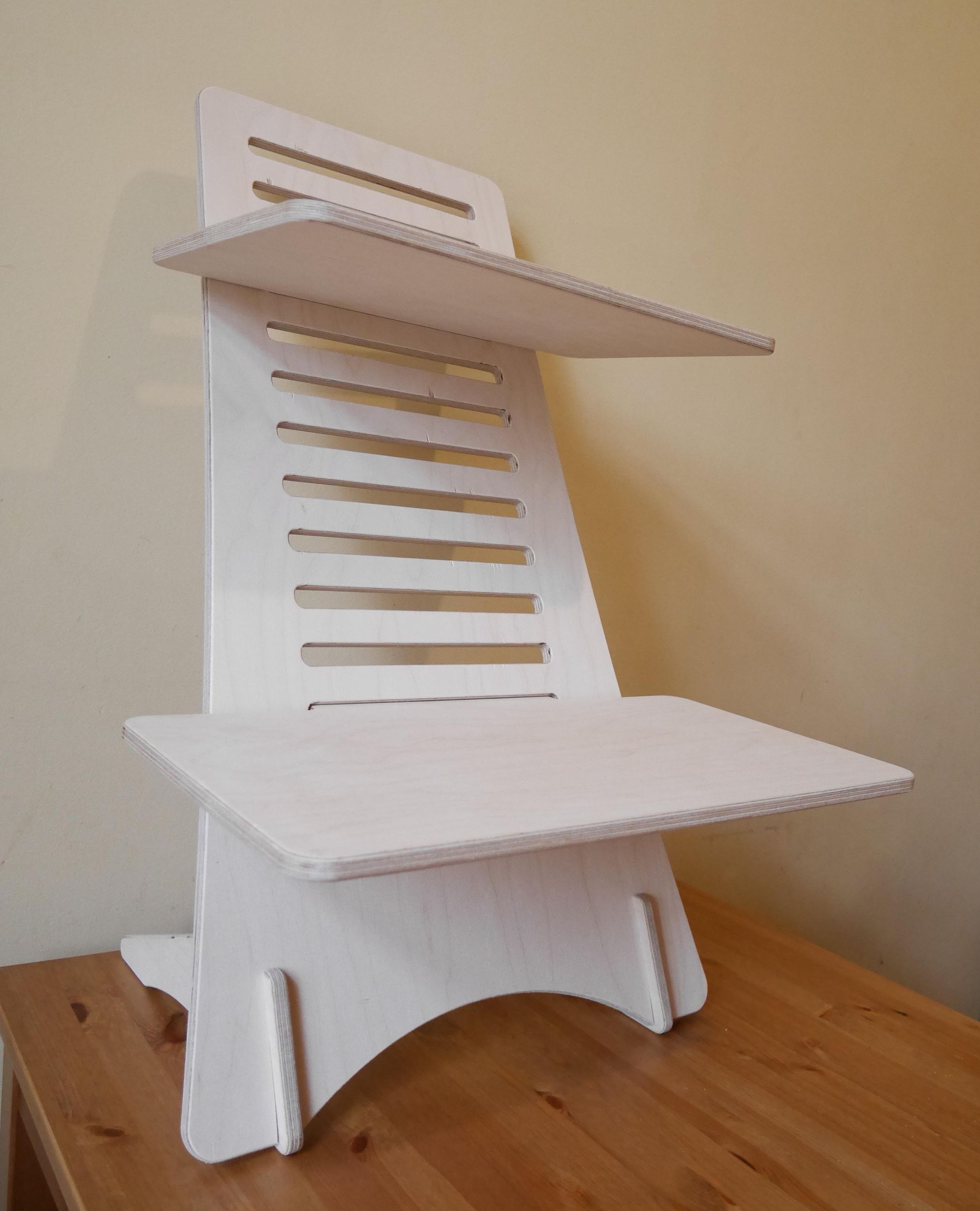 Wooden Standing Desk Instructables