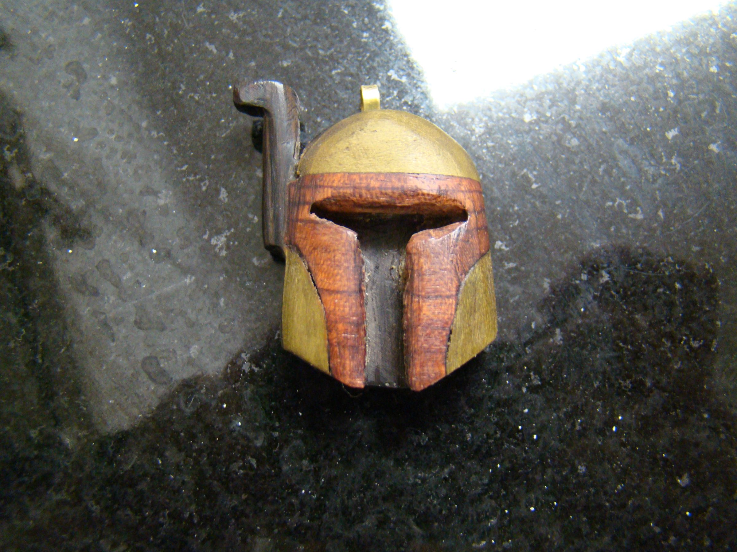 Wooden Boba Fett Necklace/ Keychain - Instructables
