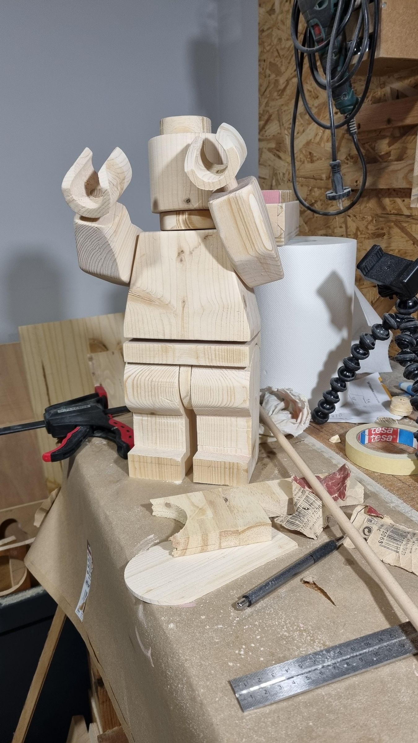 Wood Lego Man : 5 Steps (with Pictures) - Instructables