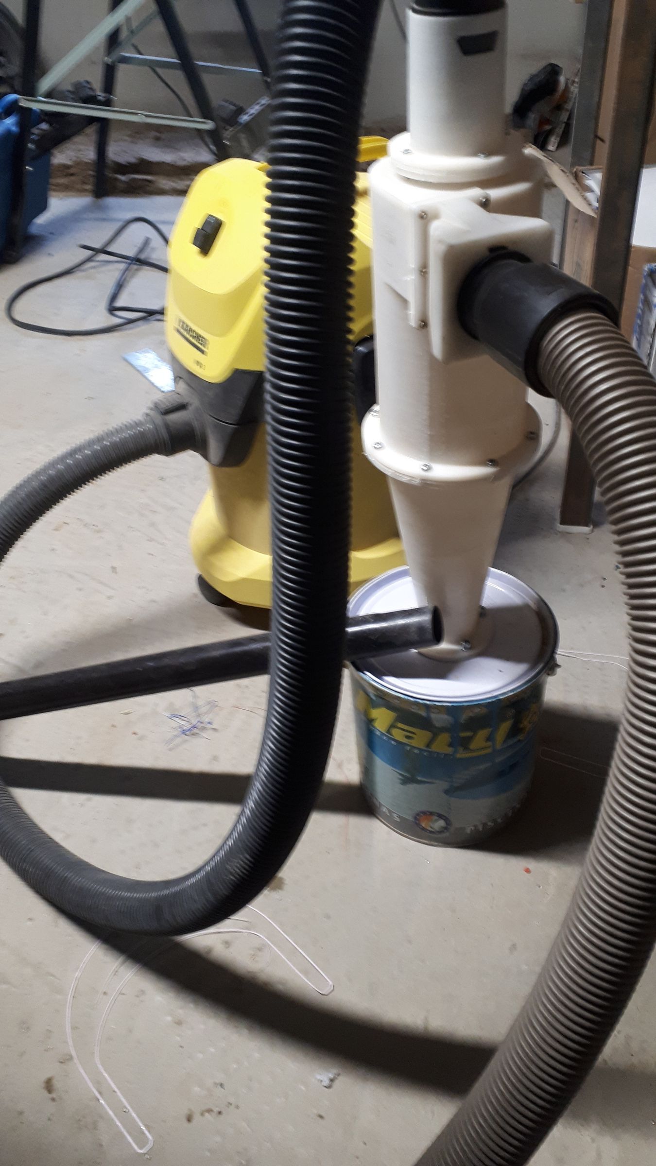 Cyclone Dust Collector by 3D Printer : 7 Steps (with Pictures ...