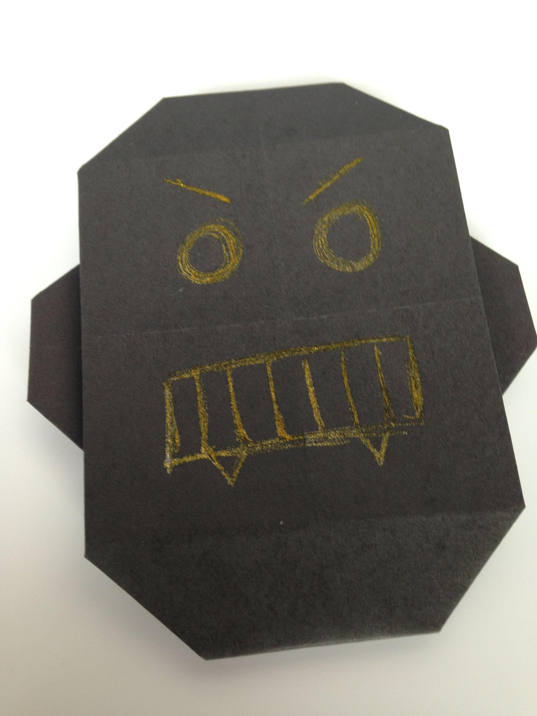 Origami Robot Head - March of the Robots : 7 Steps - Instructables