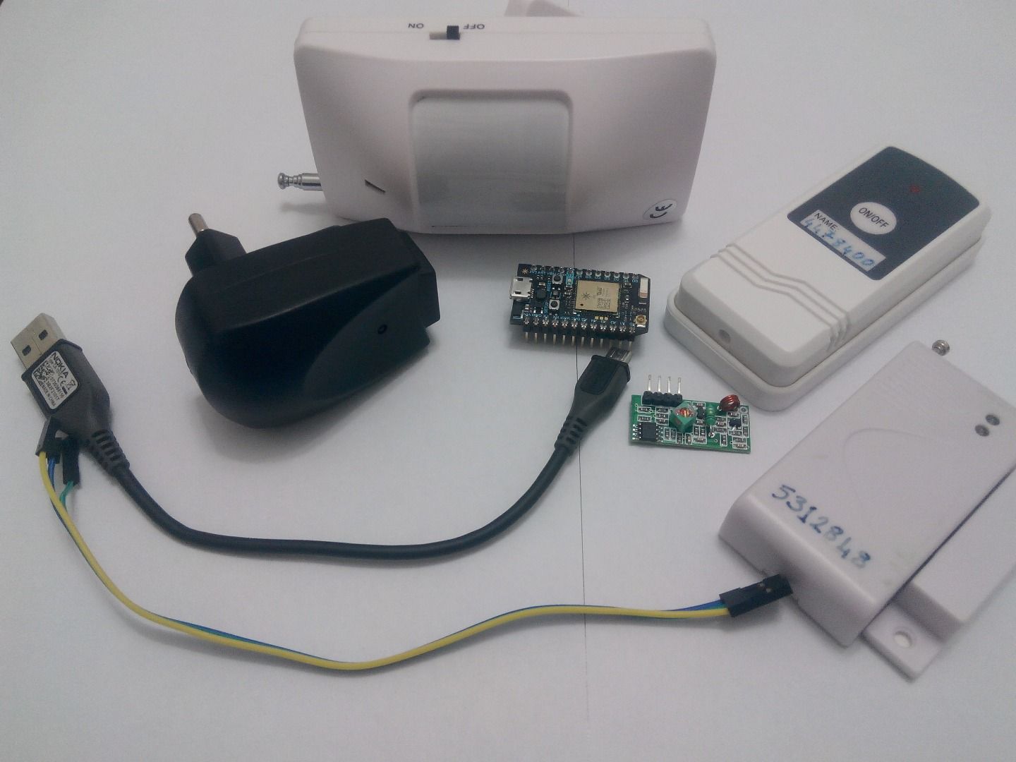 Particle Photon Home Alarm System : 7 Steps - Instructables