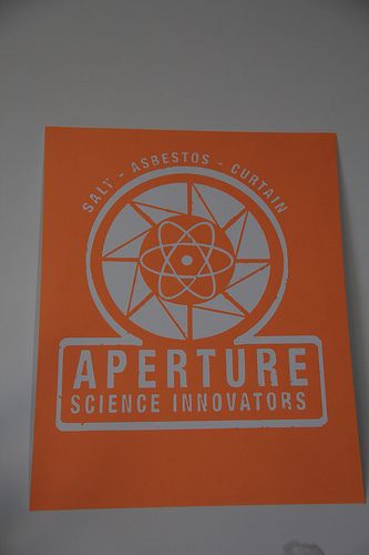 Vintage Aperture Science Logo - Instructables