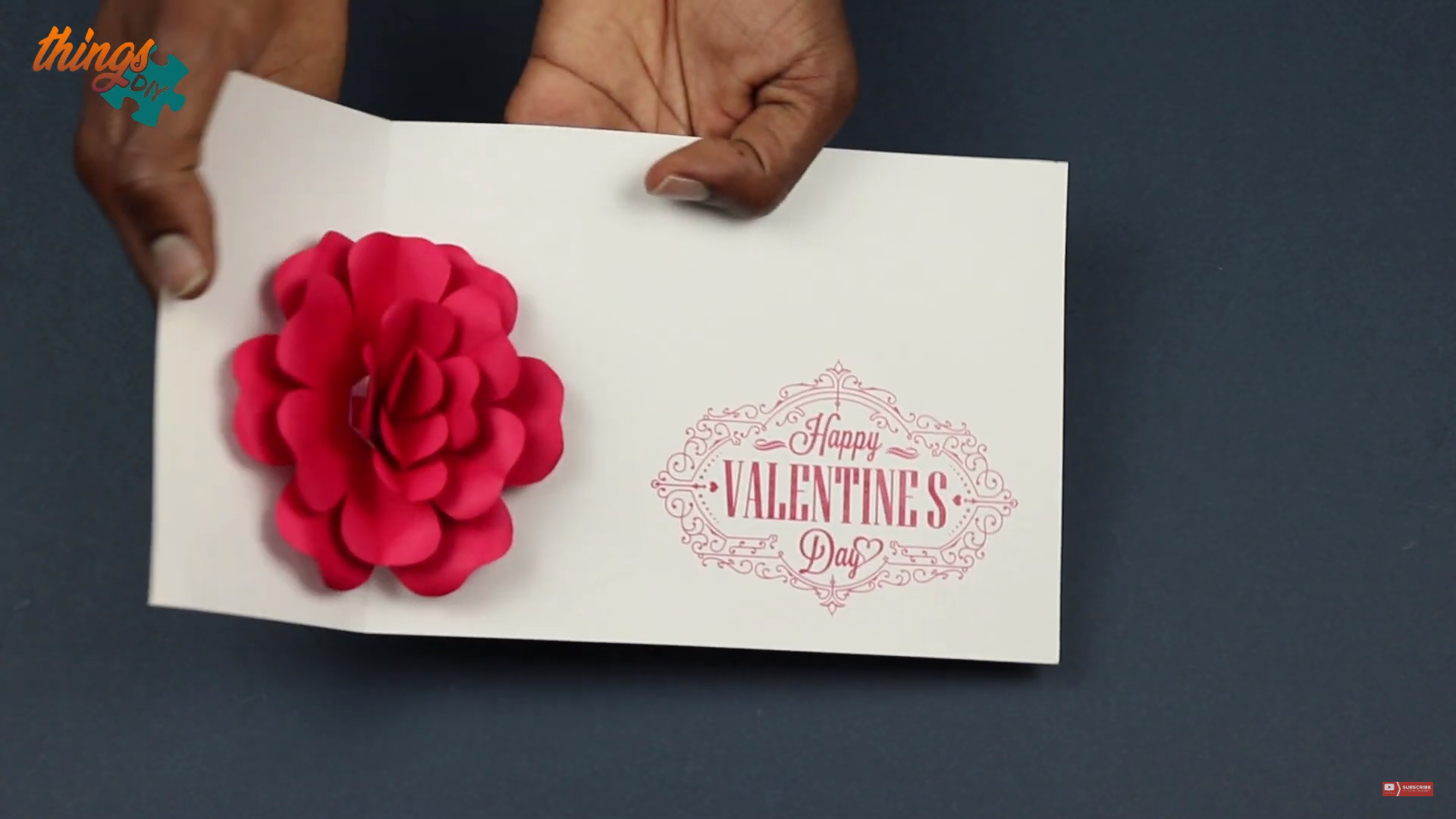Pop Up Rose Valentine's Day Card : 4 Steps - Instructables