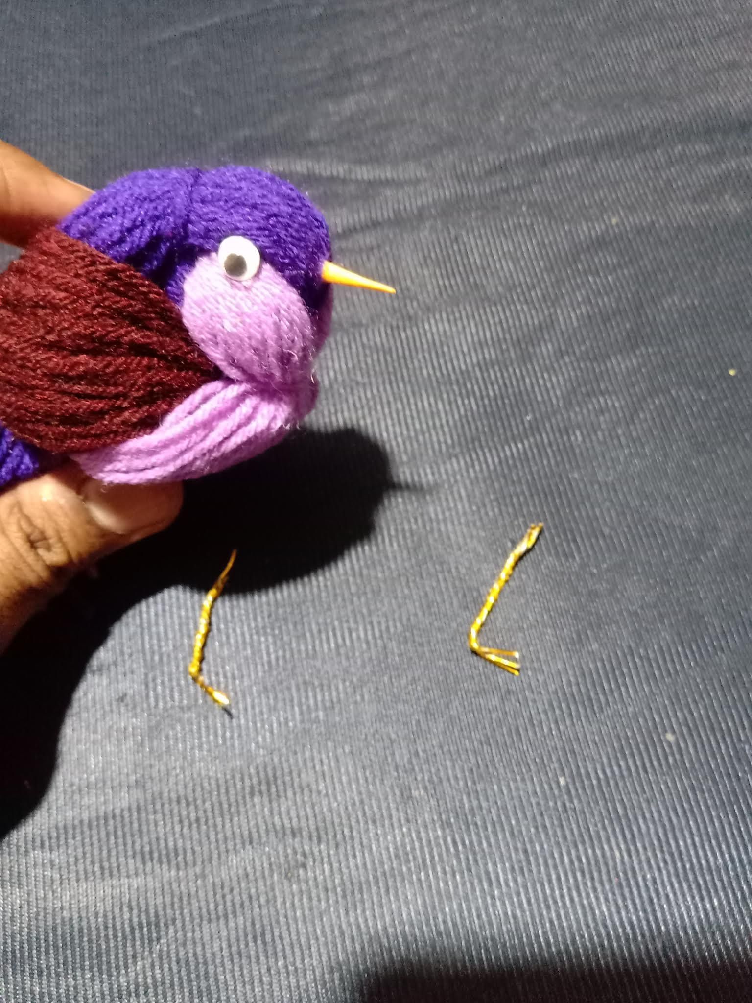 Wood & Yarn (Full & Partial Branch Weaving, Tiny Birds) - Home Decor ...