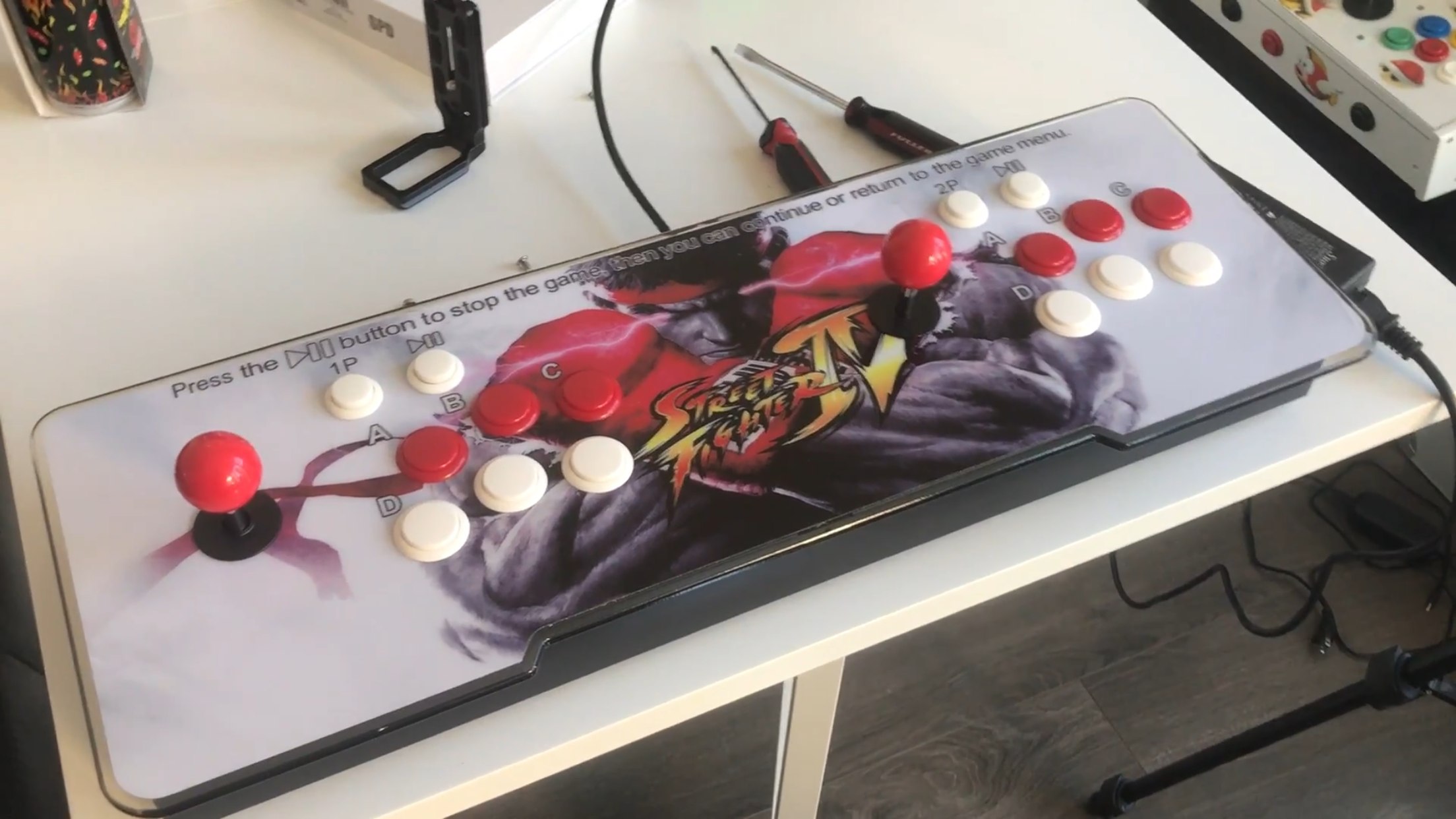 Pandora's Box Arcade SuperGun Button and Joystick Upgrades : 6 Steps ...