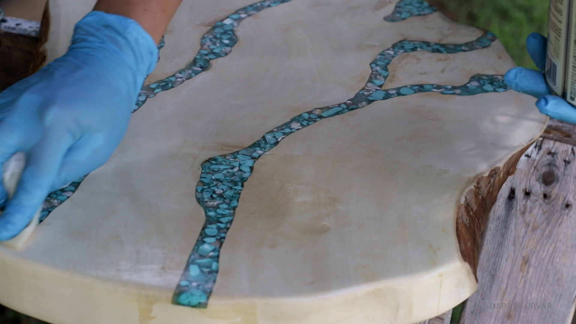Epoxy & Turquoise Stone River Style Board : 9 Steps (with Pictures ...