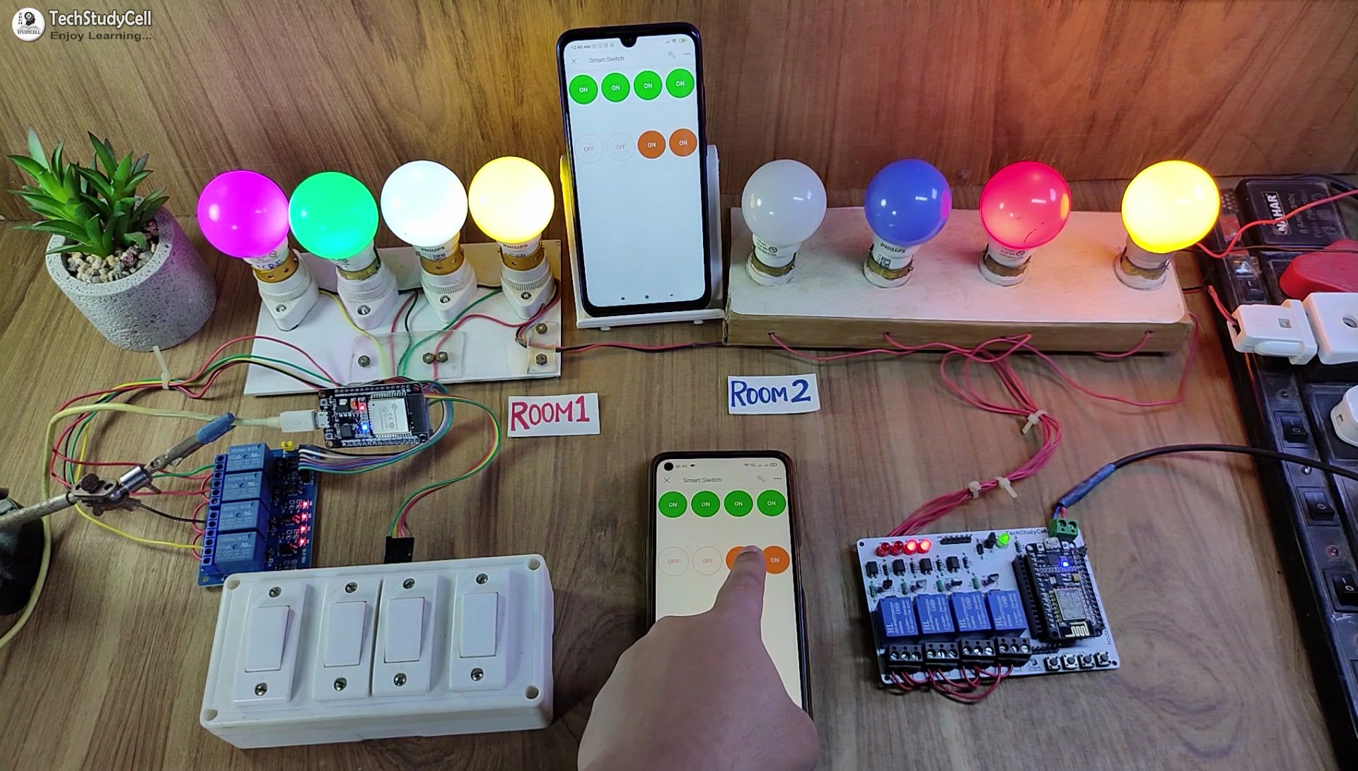 Iot Controlled Led Using Esp32 With Blynk App Arduino Iot Iot Projects