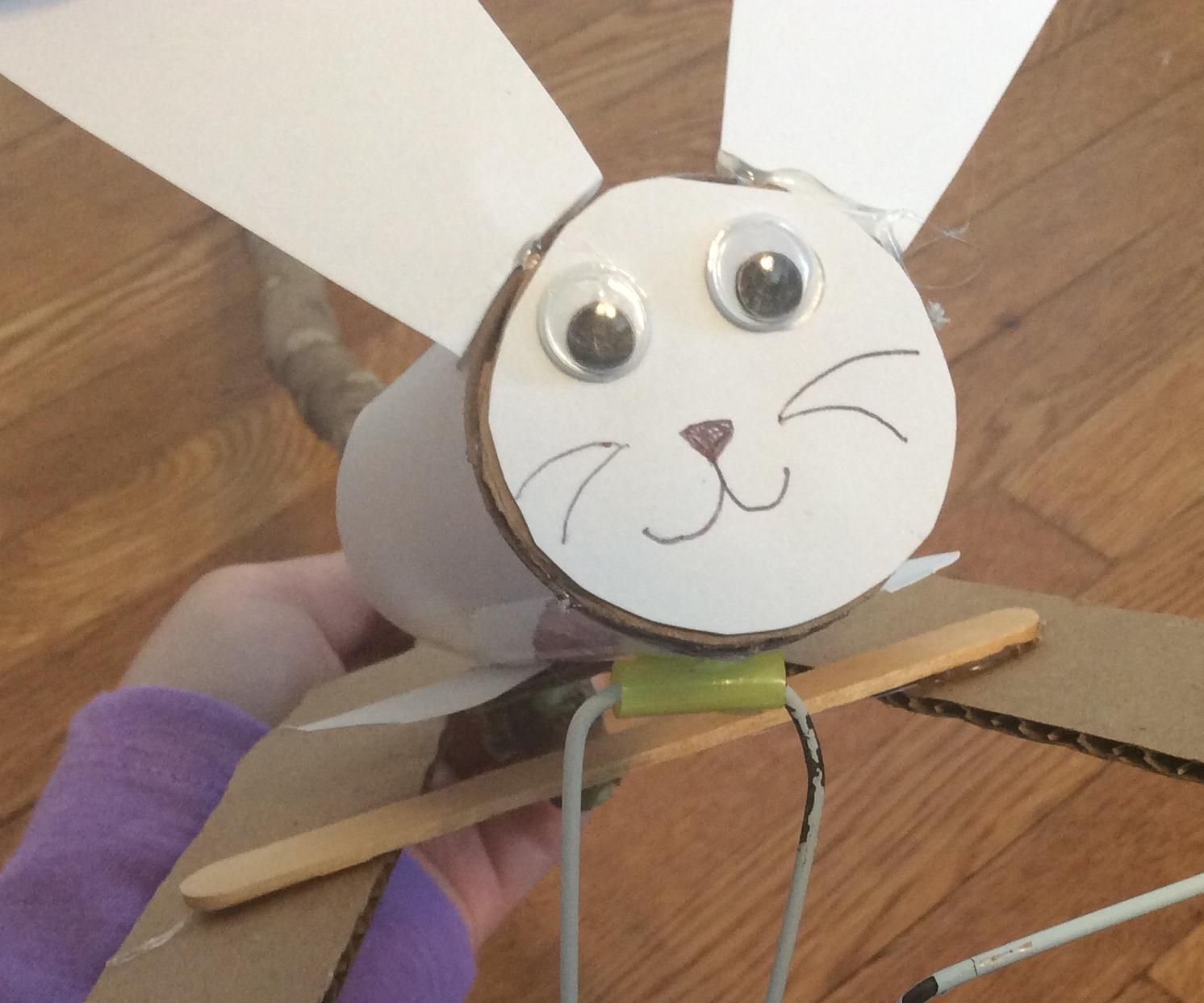 Hopping Bunny Automaton : 16 Steps (with Pictures) - Instructables