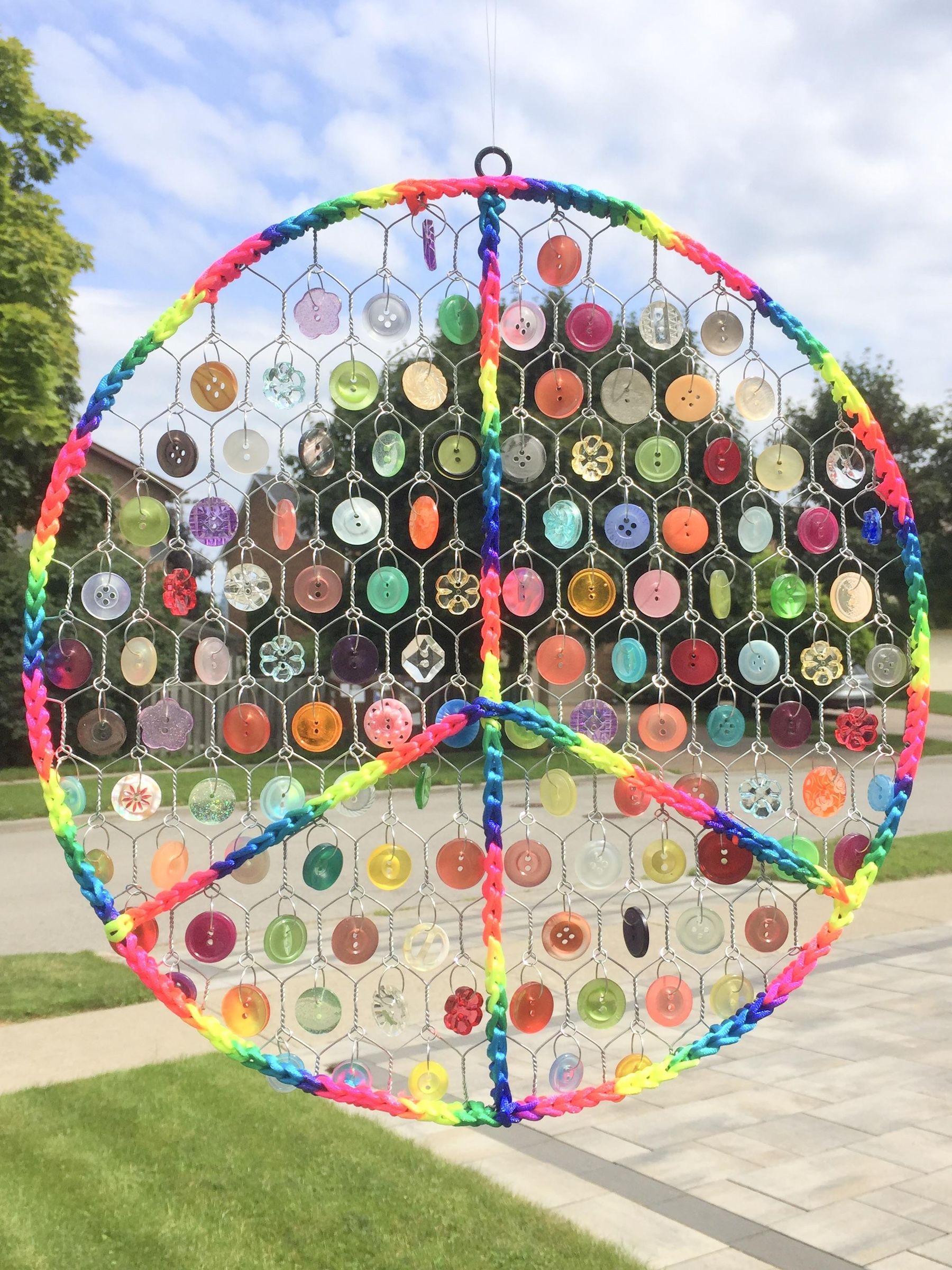 Rainbow Peace Sign Sun Catcher : 10 Steps (with Pictures) - Instructables