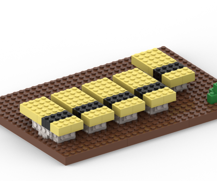 How to Build Japanese Egg Tamagoyaki Lego Sushi : 7 Steps - Instructables