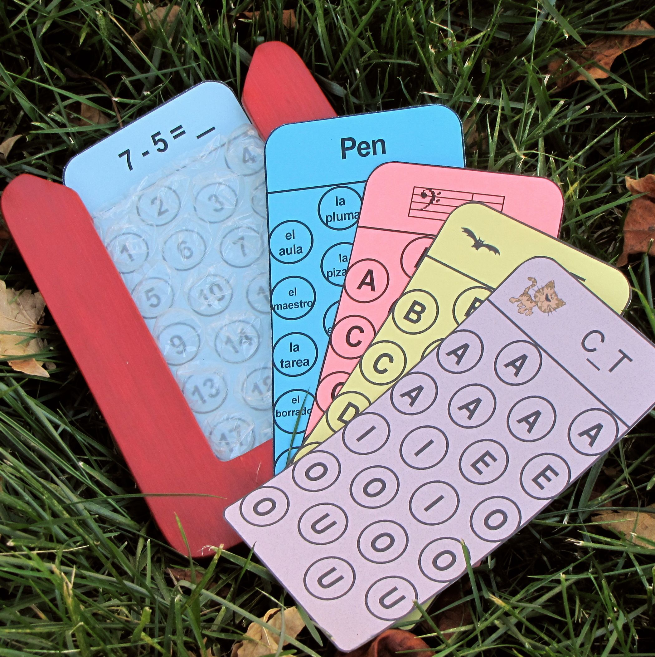 Bubble Wrap Flashcards! ~ Pop-Your-Answer Learning : 8 Steps (with ...