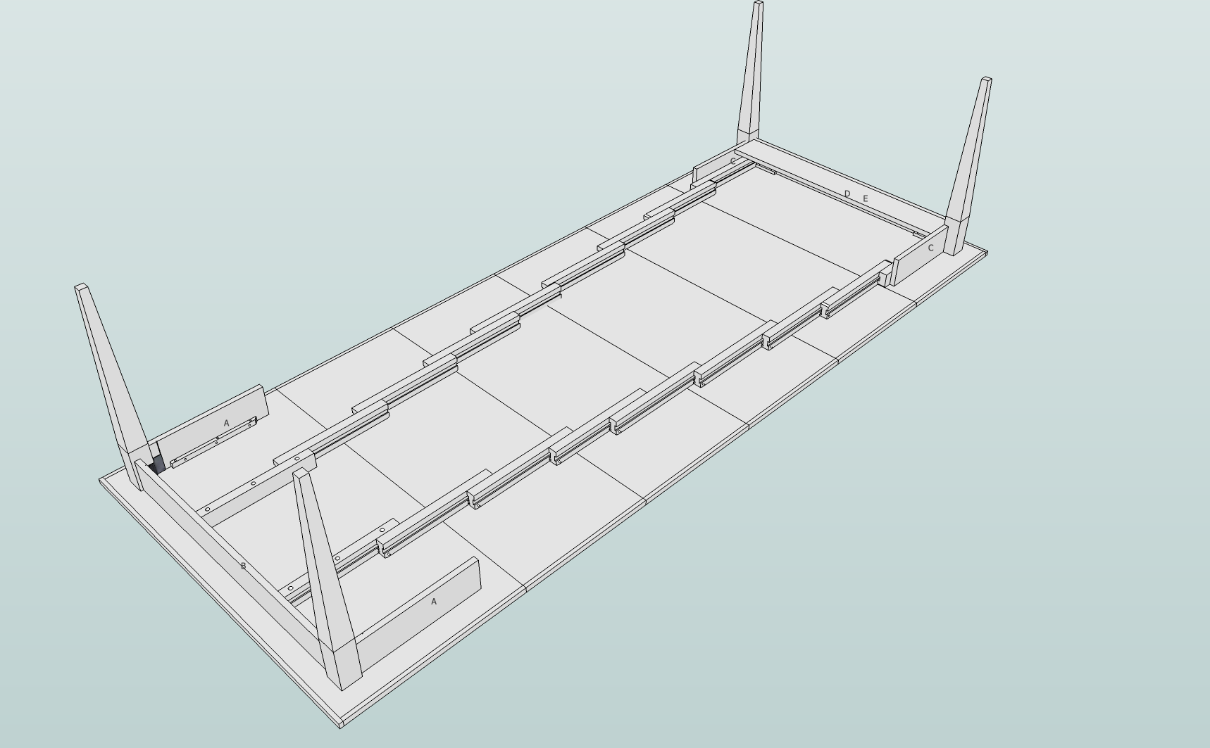 Expandable Formal Dining Table That Seats Ten and Fits in a Closet : 22 ...