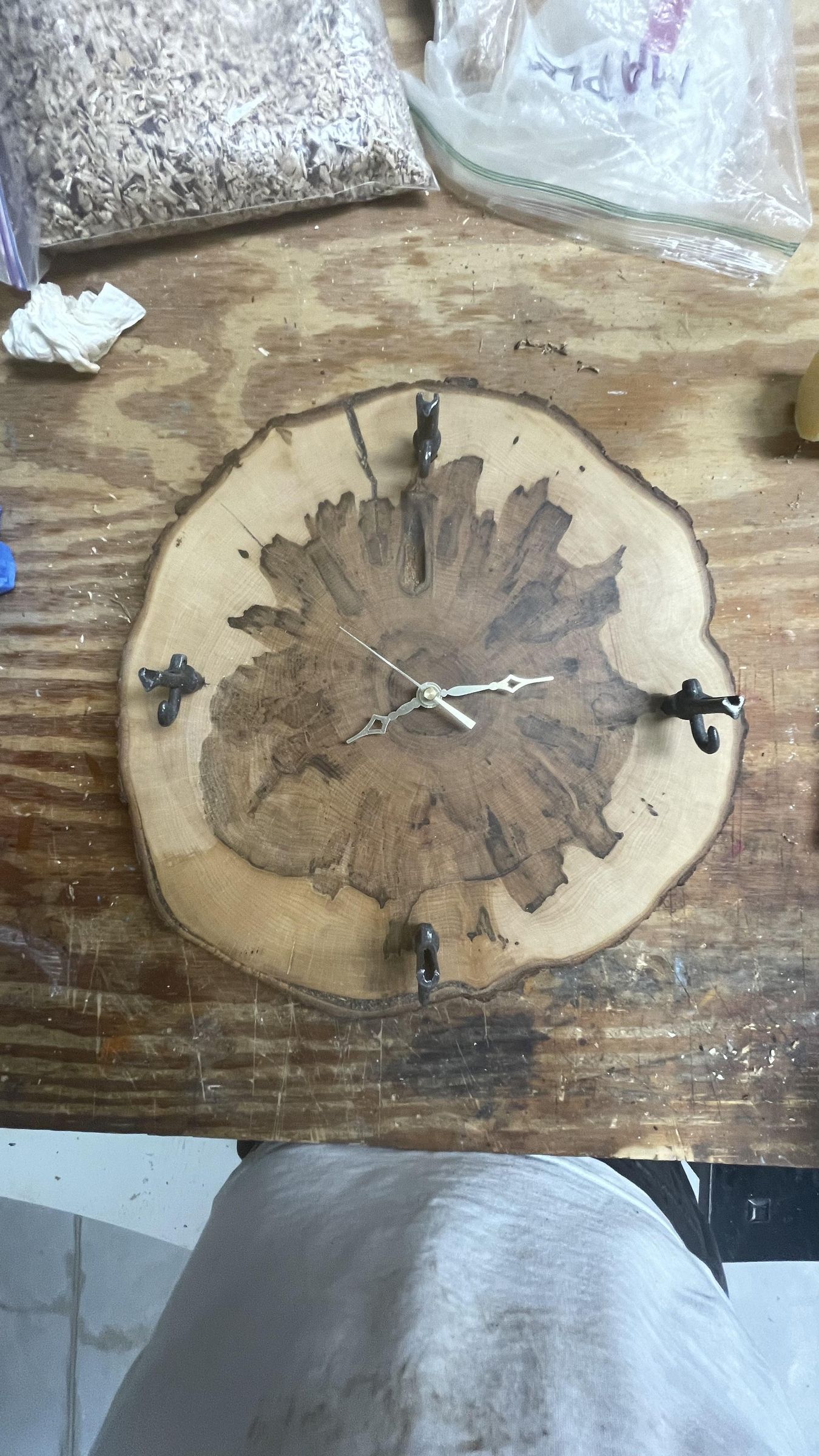 “TAP INTO TIME” - Maple Clock : 6 Steps (with Pictures) - Instructables