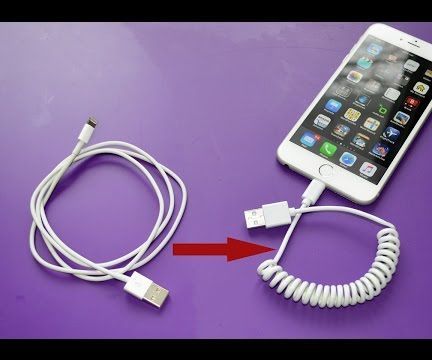 How to Coil Your Own Cell Phone Cord - Instructables