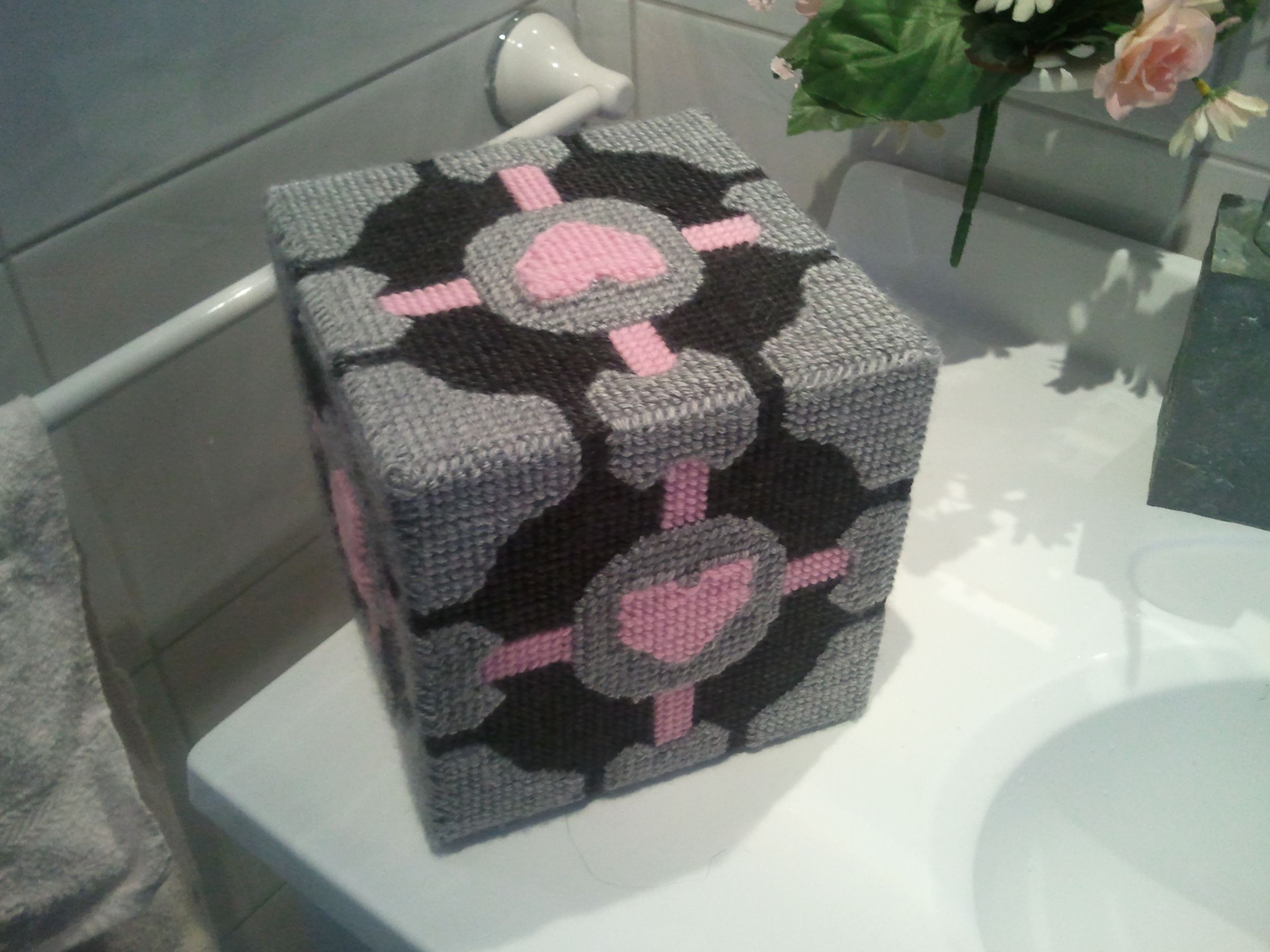 How to Make a Weighted Companion Cube! : 14 Steps (with Pictures ...
